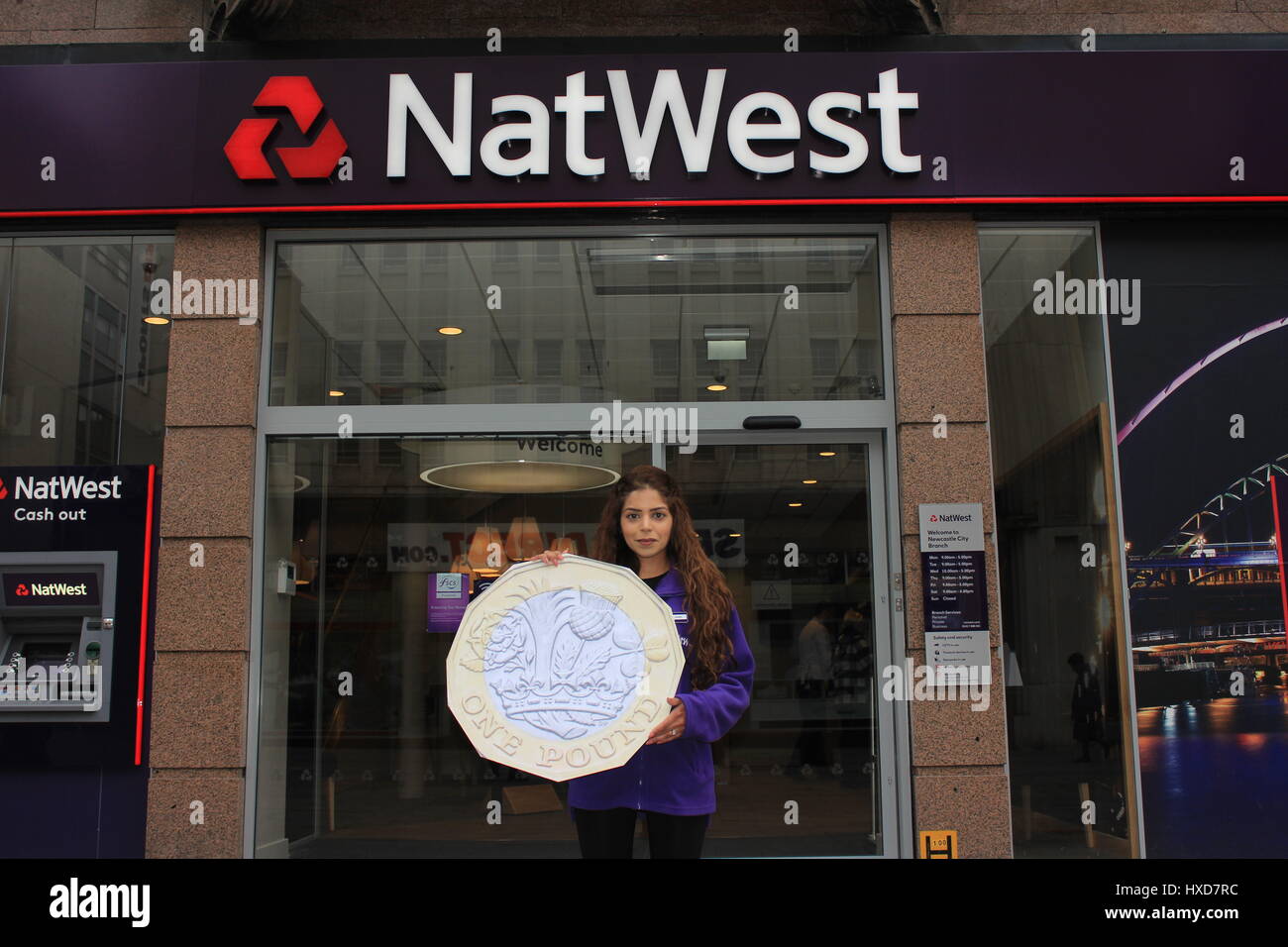Newcastle, UK. 28th Mar, 2017. Newcastle upon Tyne celebrate the launch ...