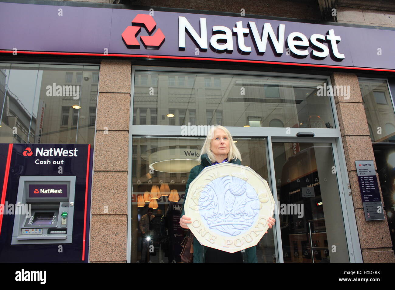 Newcastle, UK. 28th Mar, 2017. Newcastle upon Tyne celebrate the launch ...