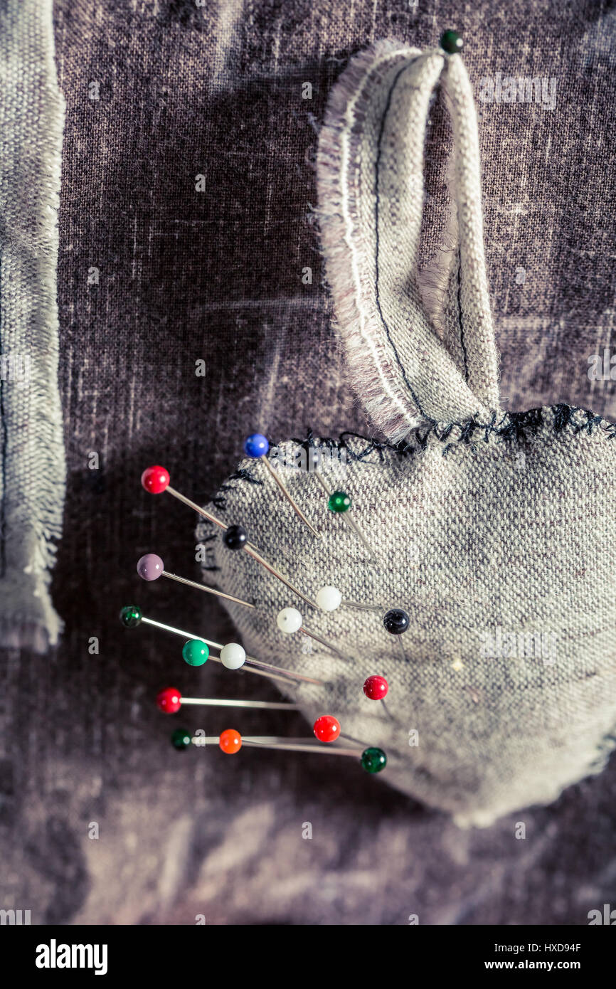 Tailor pins hi-res stock photography and images - Alamy