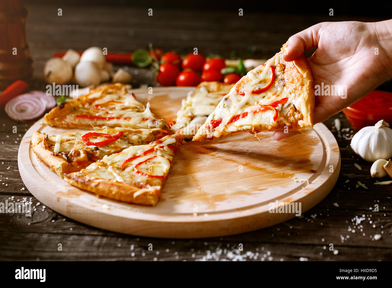 Pizza slice dripping hi-res stock photography and images - Alamy