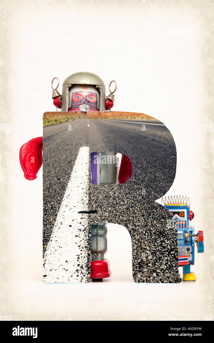 R is for road Trip Stock Photo - Alamy