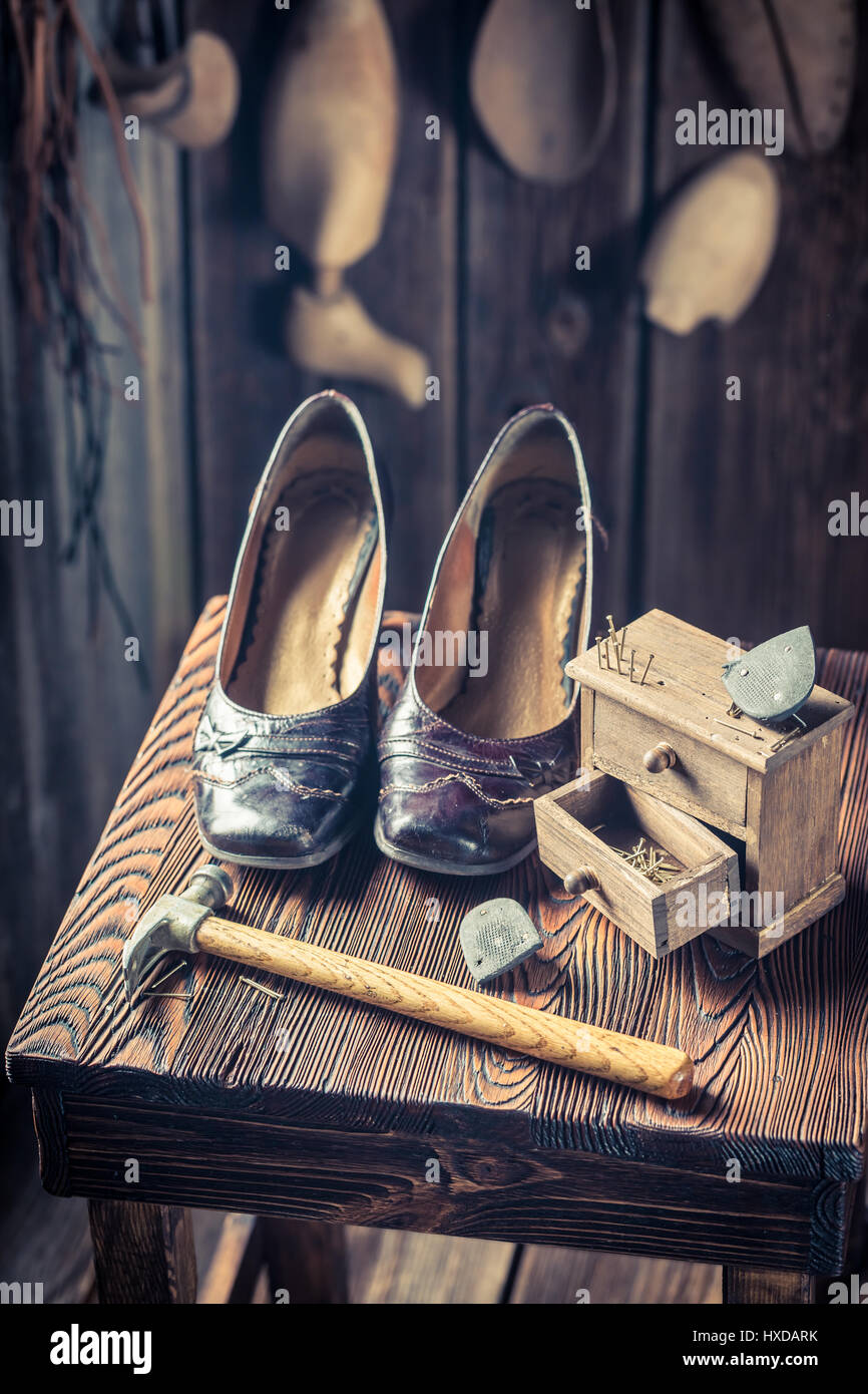 Old cobbler hi-res stock photography and images - Alamy