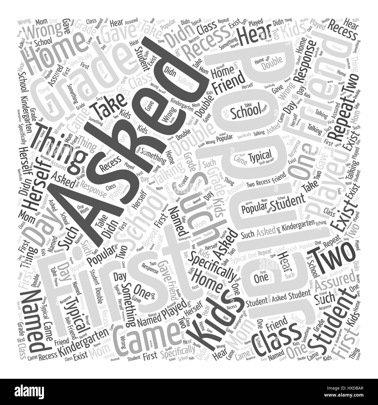 Grade One Class Cut Out Stock Images & Pictures - Alamy