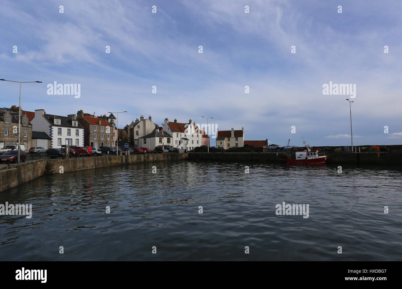 Pittenweem harbour Fife Scotland February 2017 Stock Photo - Alamy