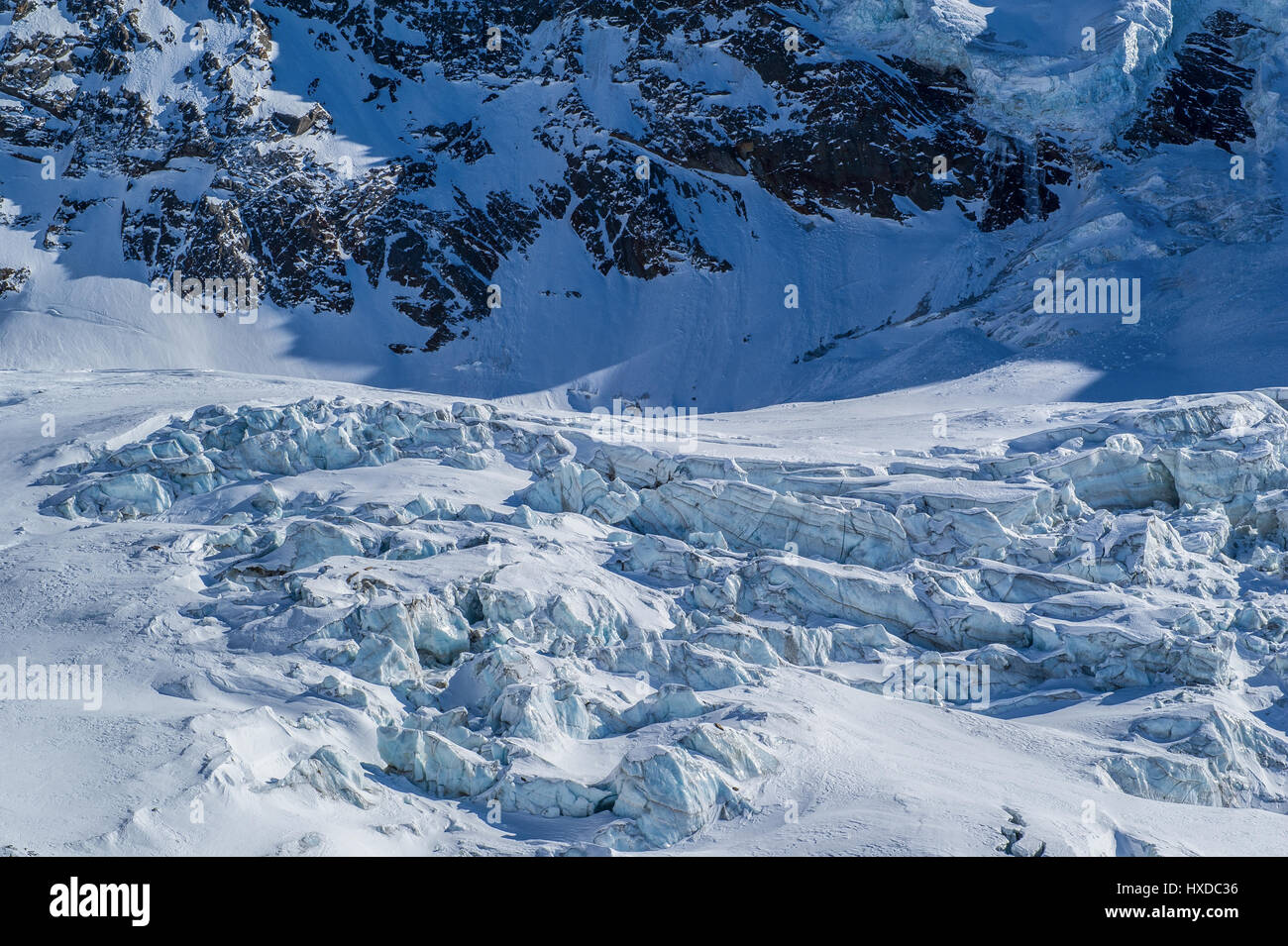 ice field of an glacier Stock Photo - Alamy