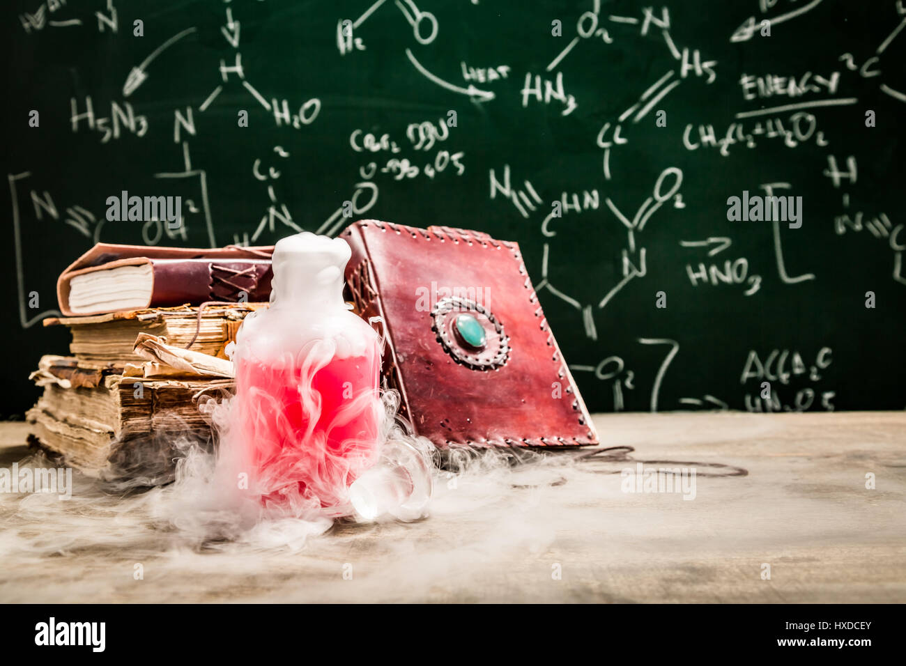 Magic potion created by chemistry Stock Photo - Alamy