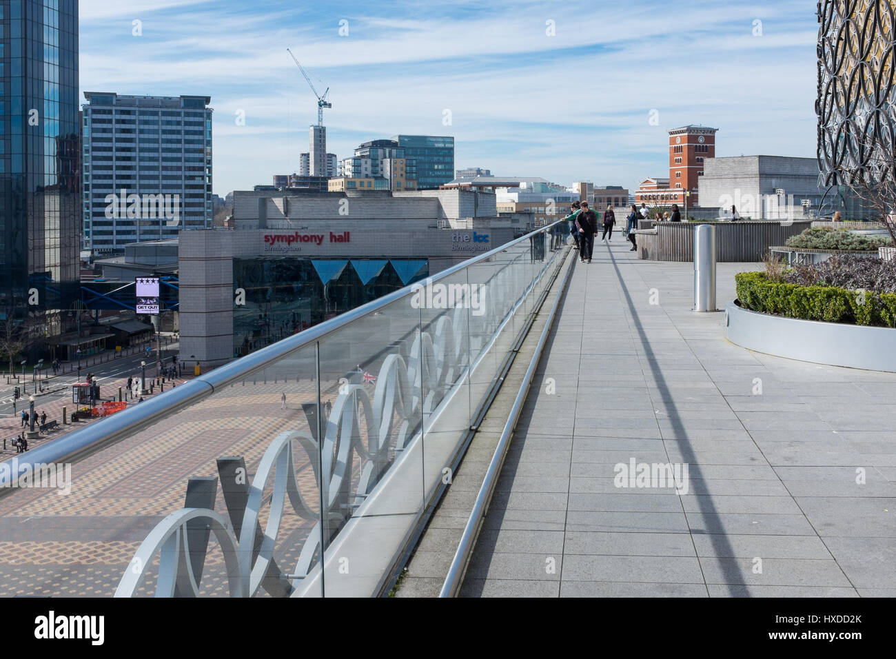 The garden terrace at The Library of Birmingham Stock Photo - Alamy