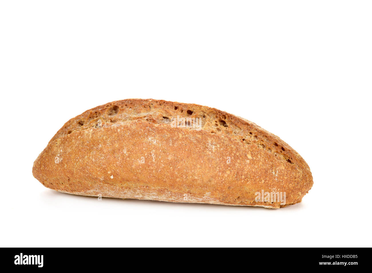 closeup of an unsalted bread roll on a white background Stock Photo - Alamy