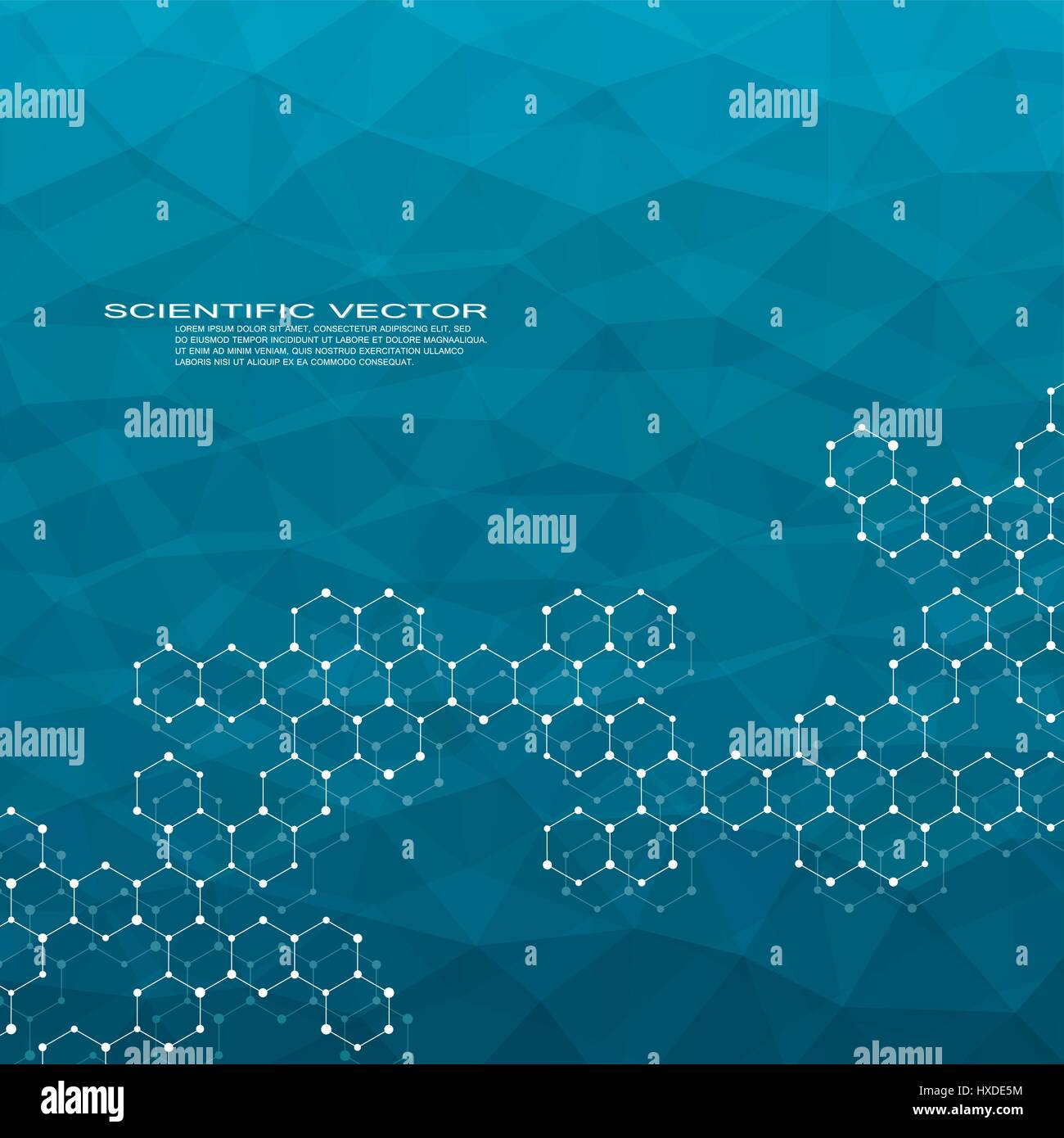 Science Atom Hexagon High Resolution Stock Photography and Images - Alamy