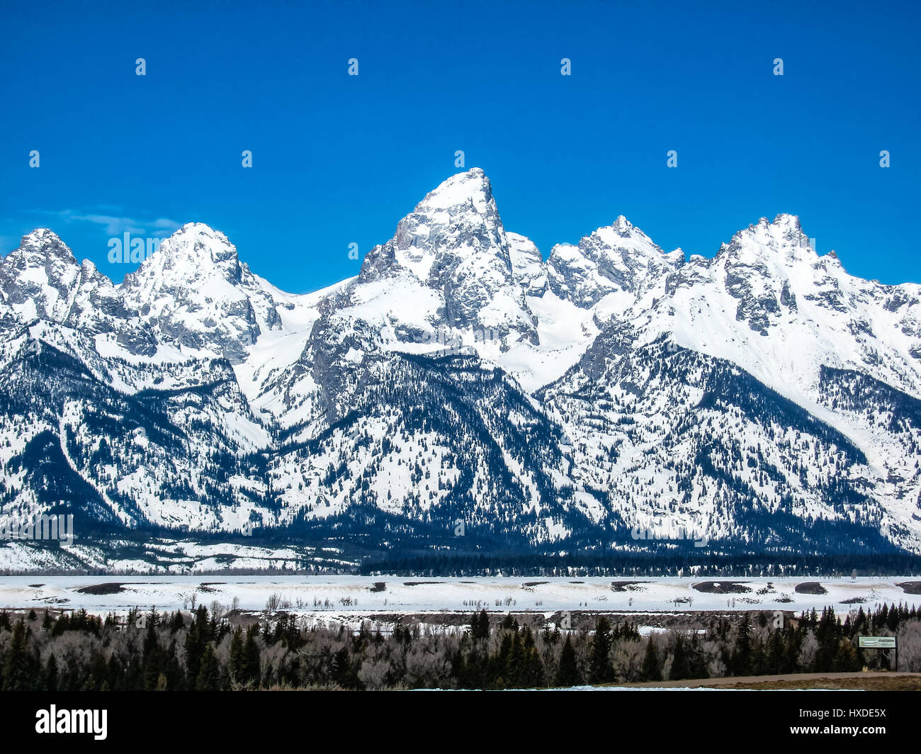 Grand Teton Mountain Range Stock Photo - Alamy
