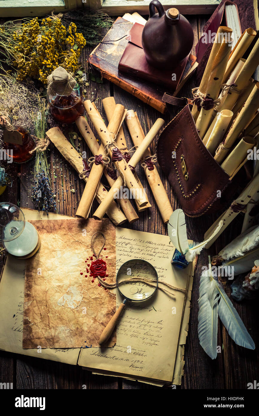 Healing scroll hi-res stock photography and images - Alamy