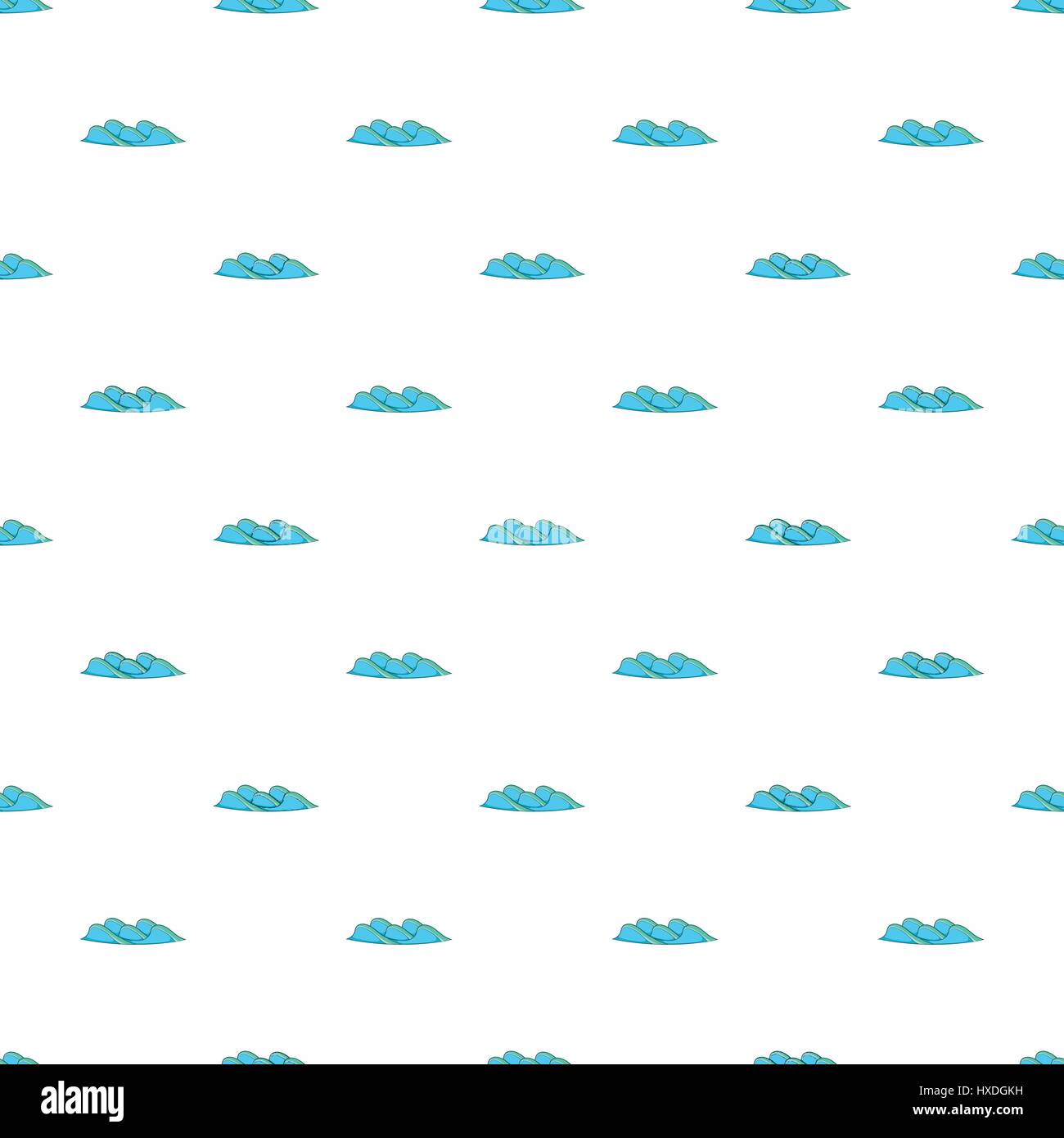 Waves pattern, cartoon style Stock Vector Image & Art - Alamy