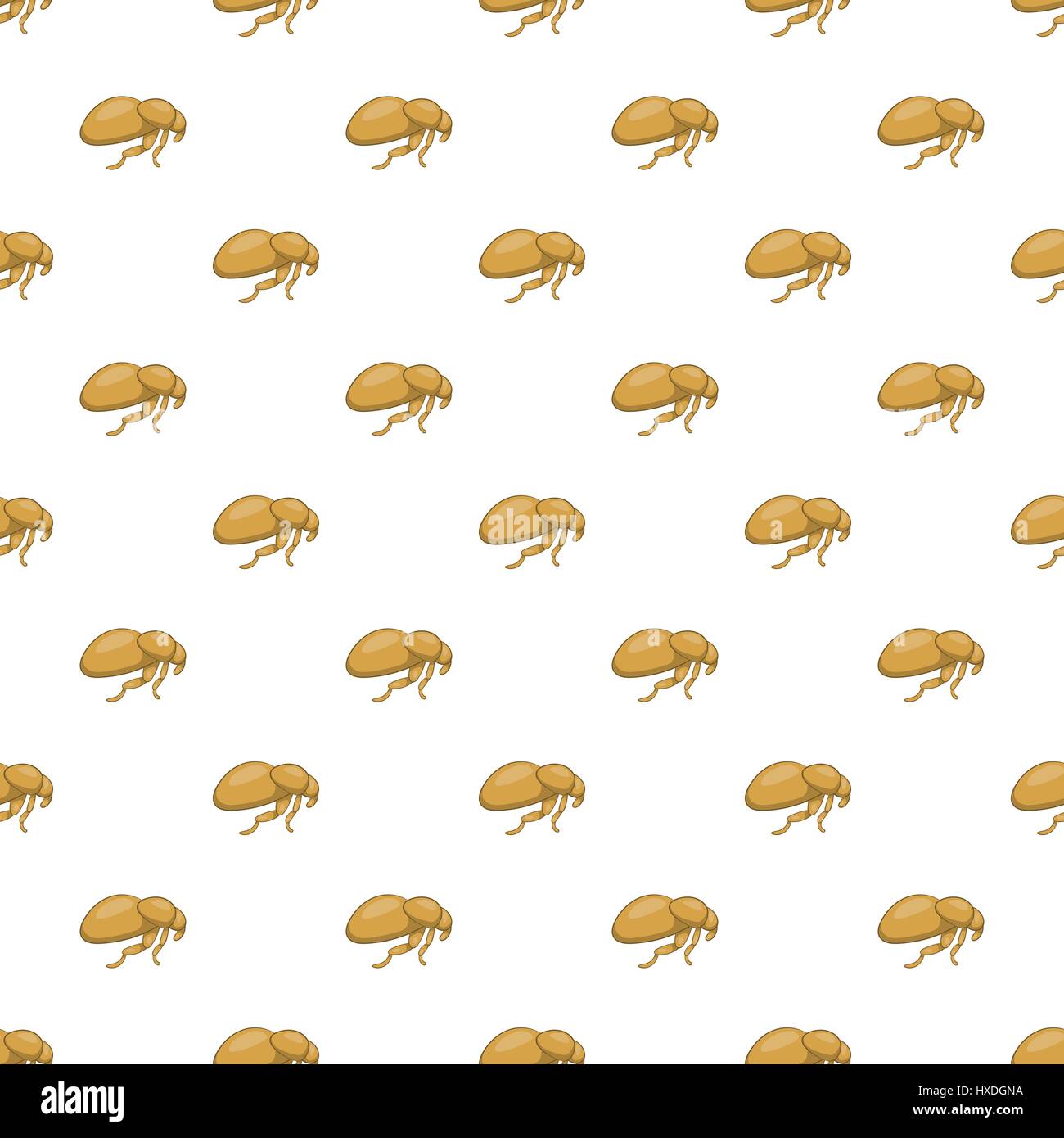 Flea pattern, cartoon style Stock Vector Image & Art - Alamy