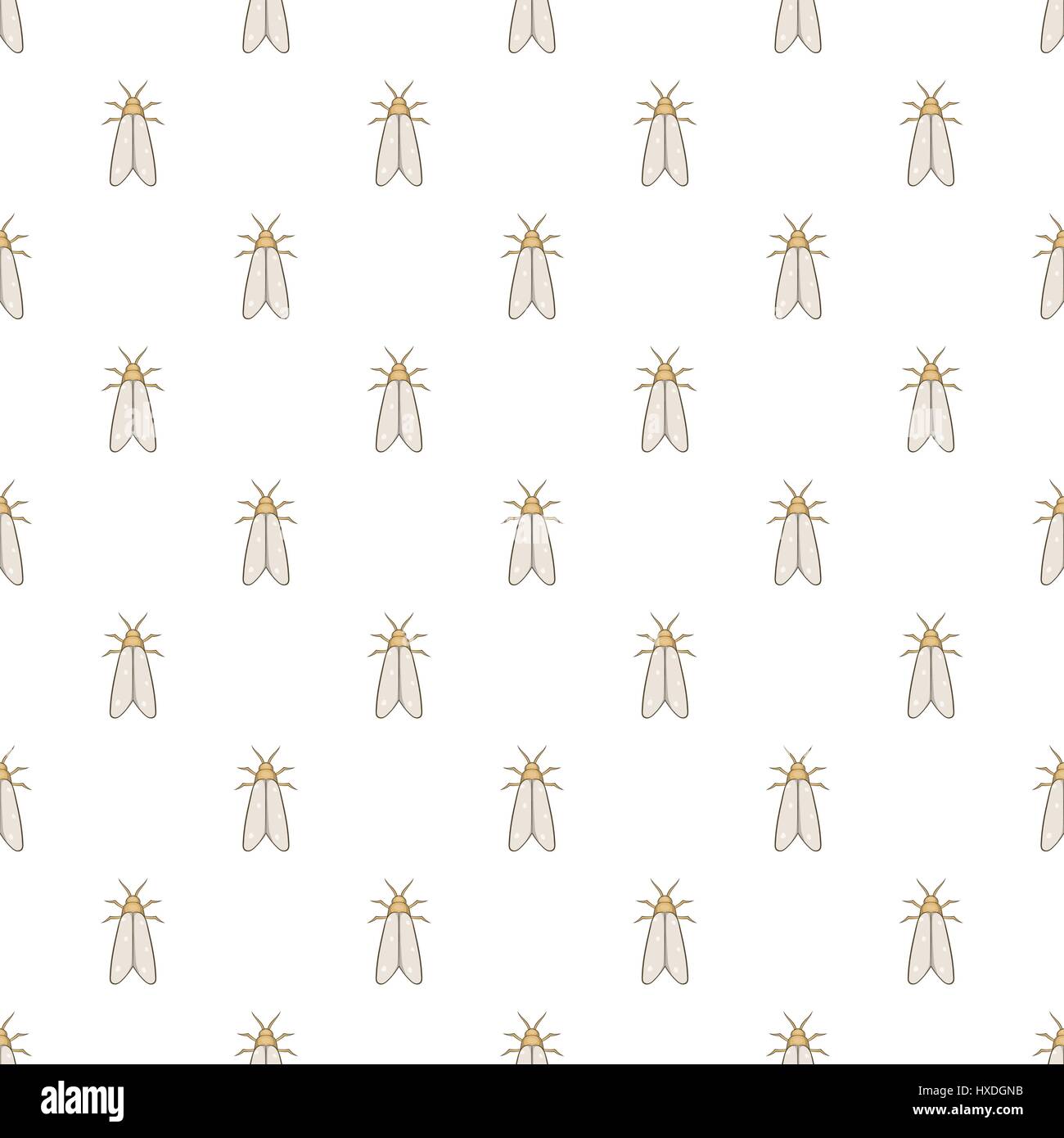 Moth pattern, cartoon style Stock Vector Image & Art - Alamy