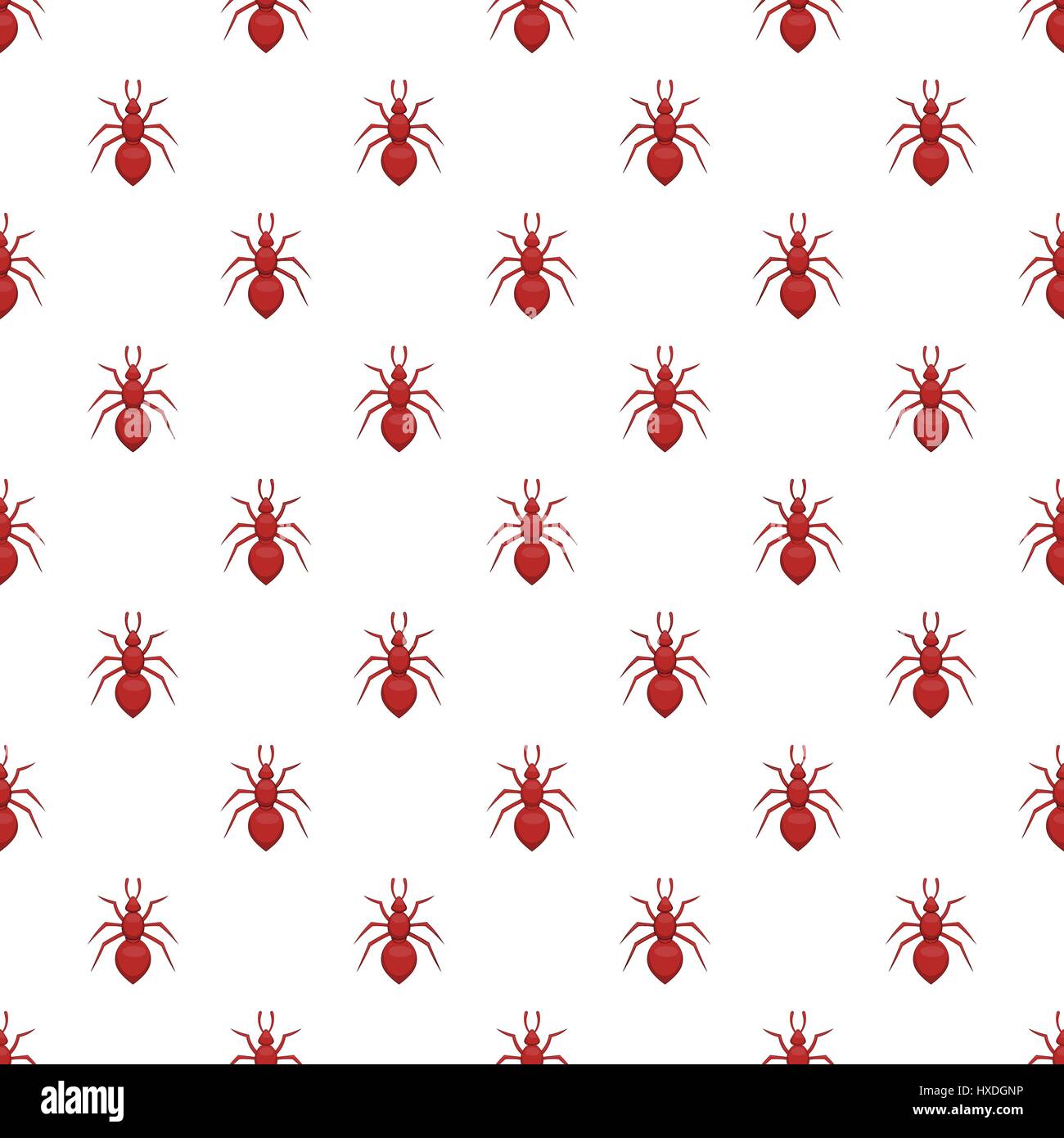 Ant pattern, cartoon style Stock Vector Image & Art - Alamy