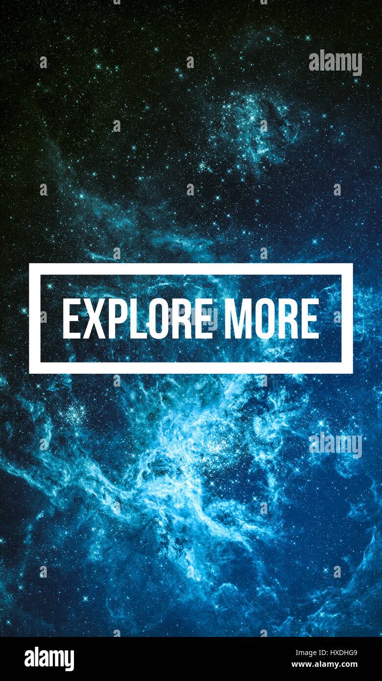 Explore more motivational quote on night starry sky background Stock ...