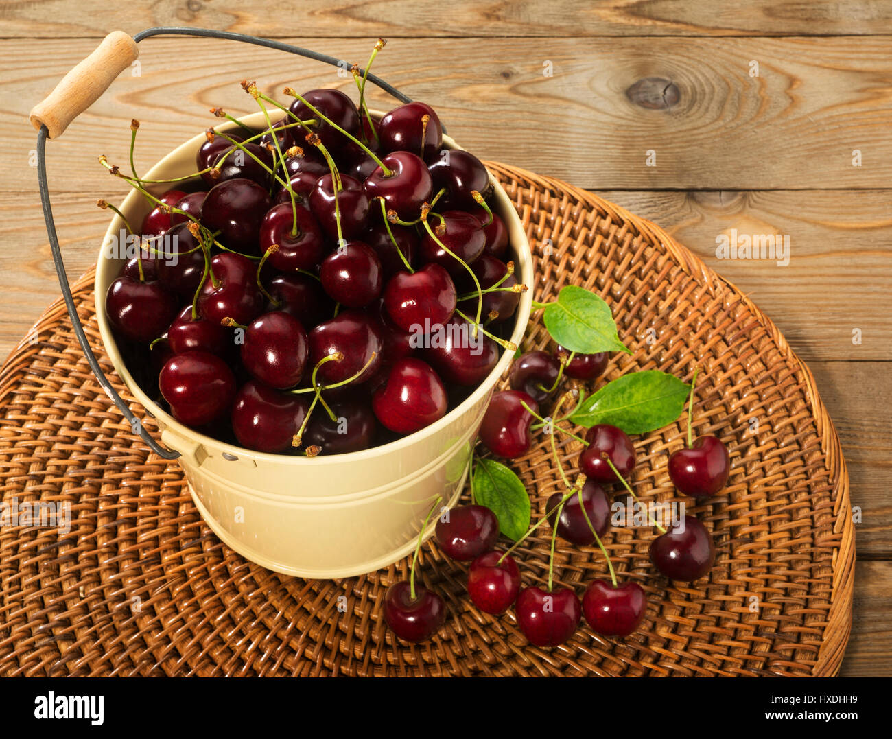 Cherry pail hi-res stock photography and images - Alamy