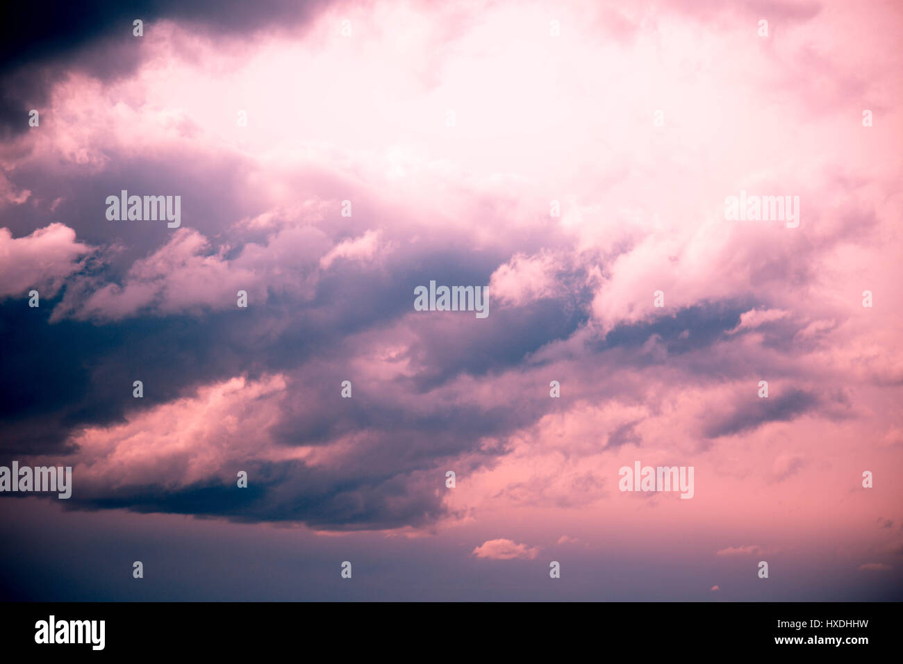 Abstract sunrise clouds warm colours Stock Photo - Alamy