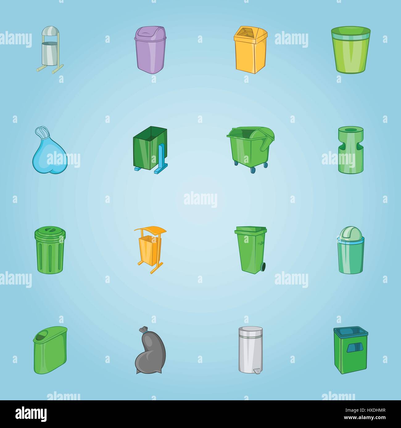 Empty cans illustration cartoon hi-res stock photography and images - Alamy