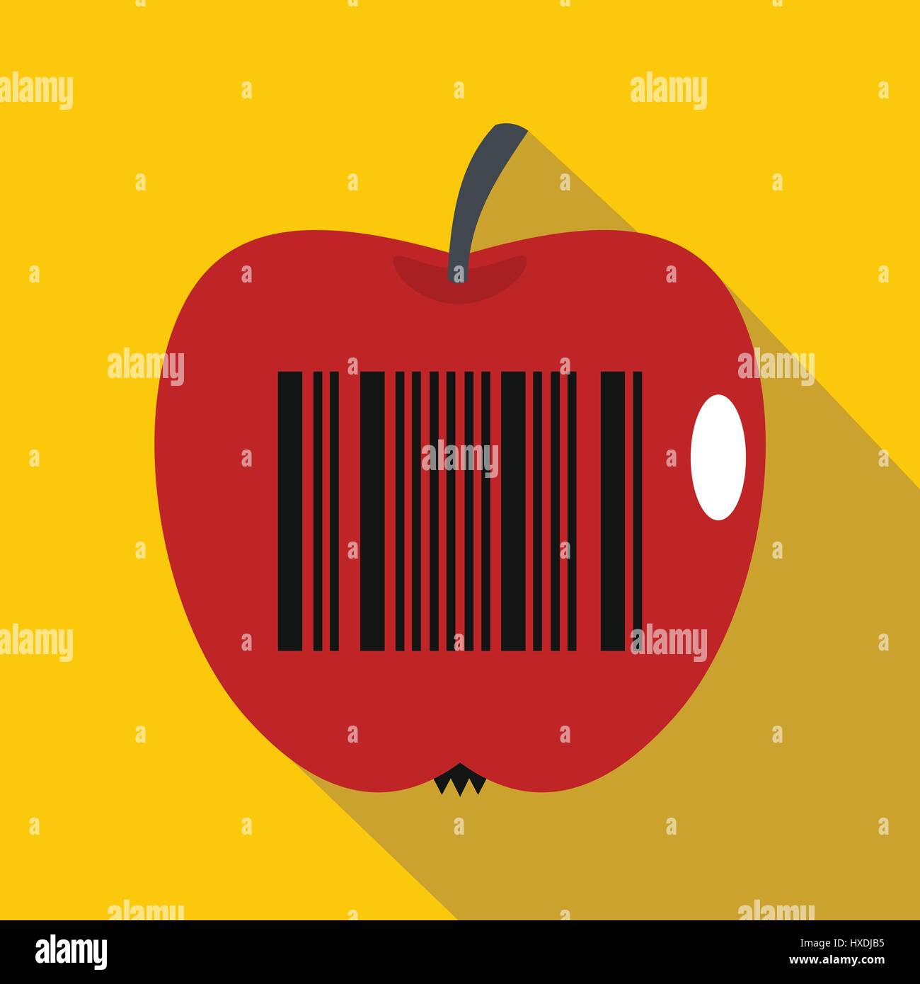 Apple fruit identification Stock Vector Images - Alamy