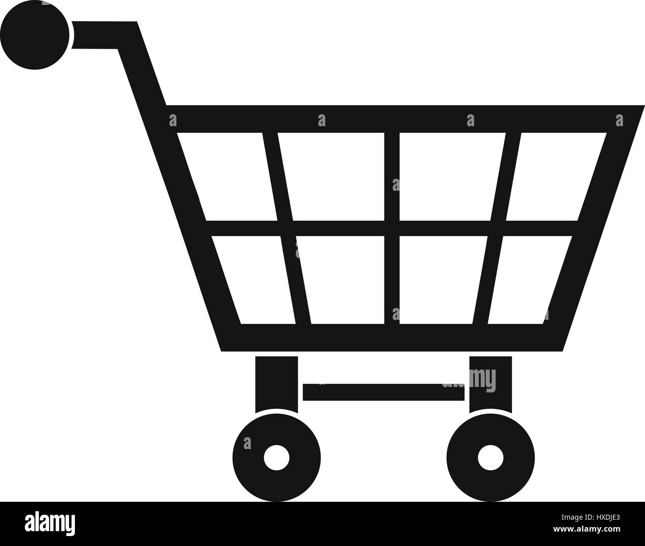Shopping cart icon, simple style Stock Vector Image & Art - Alamy