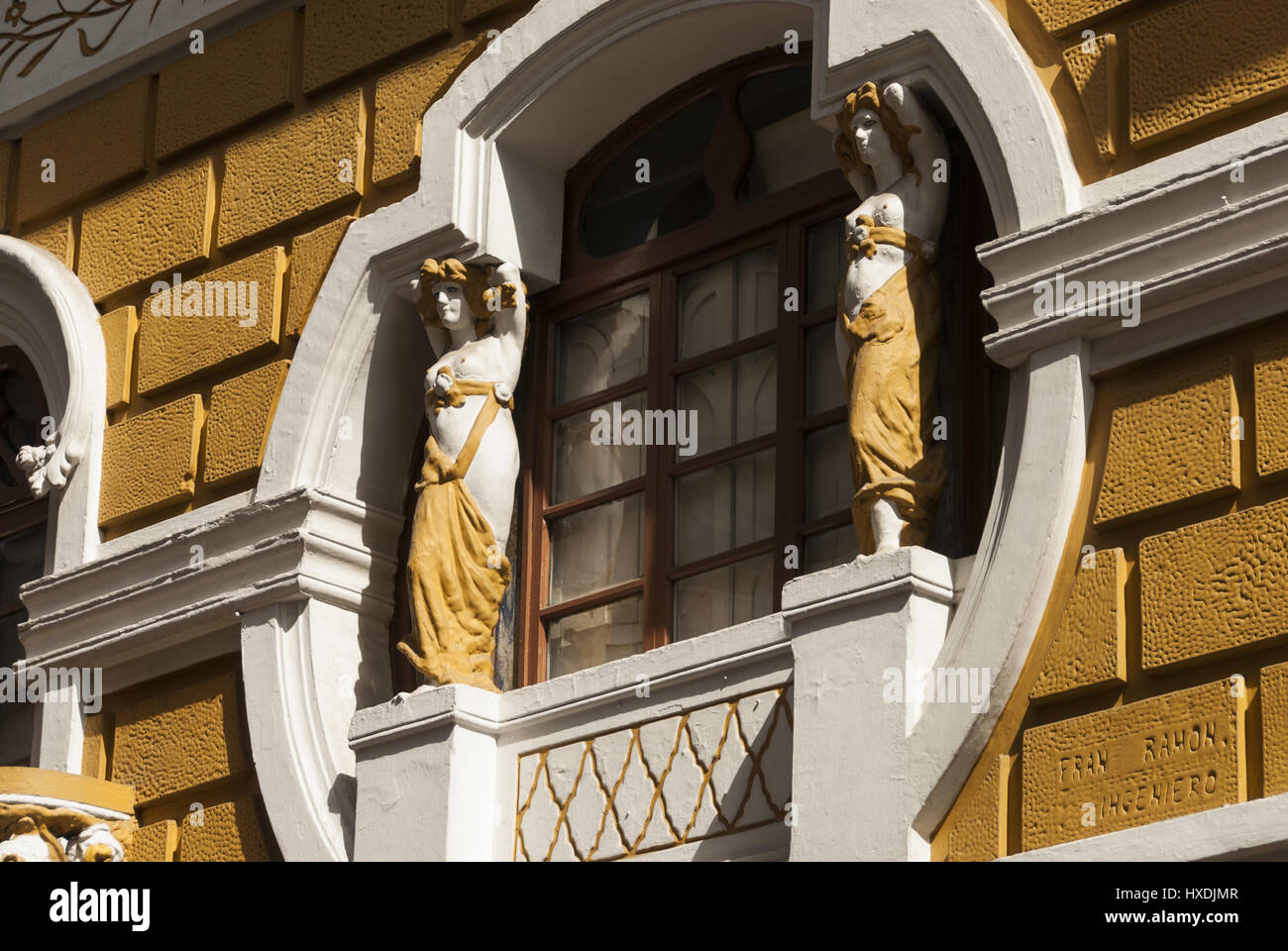 Equador, Quito, downtown building, architectural detail Stock Photo - Alamy
