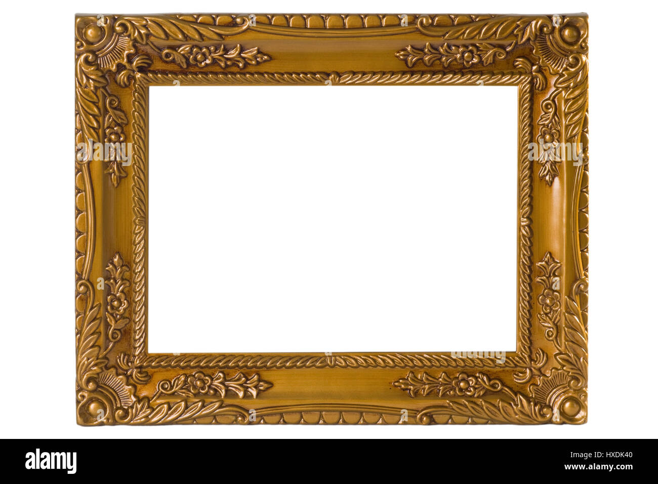 Picture Frame isolated on white background Stock Photo - Alamy
