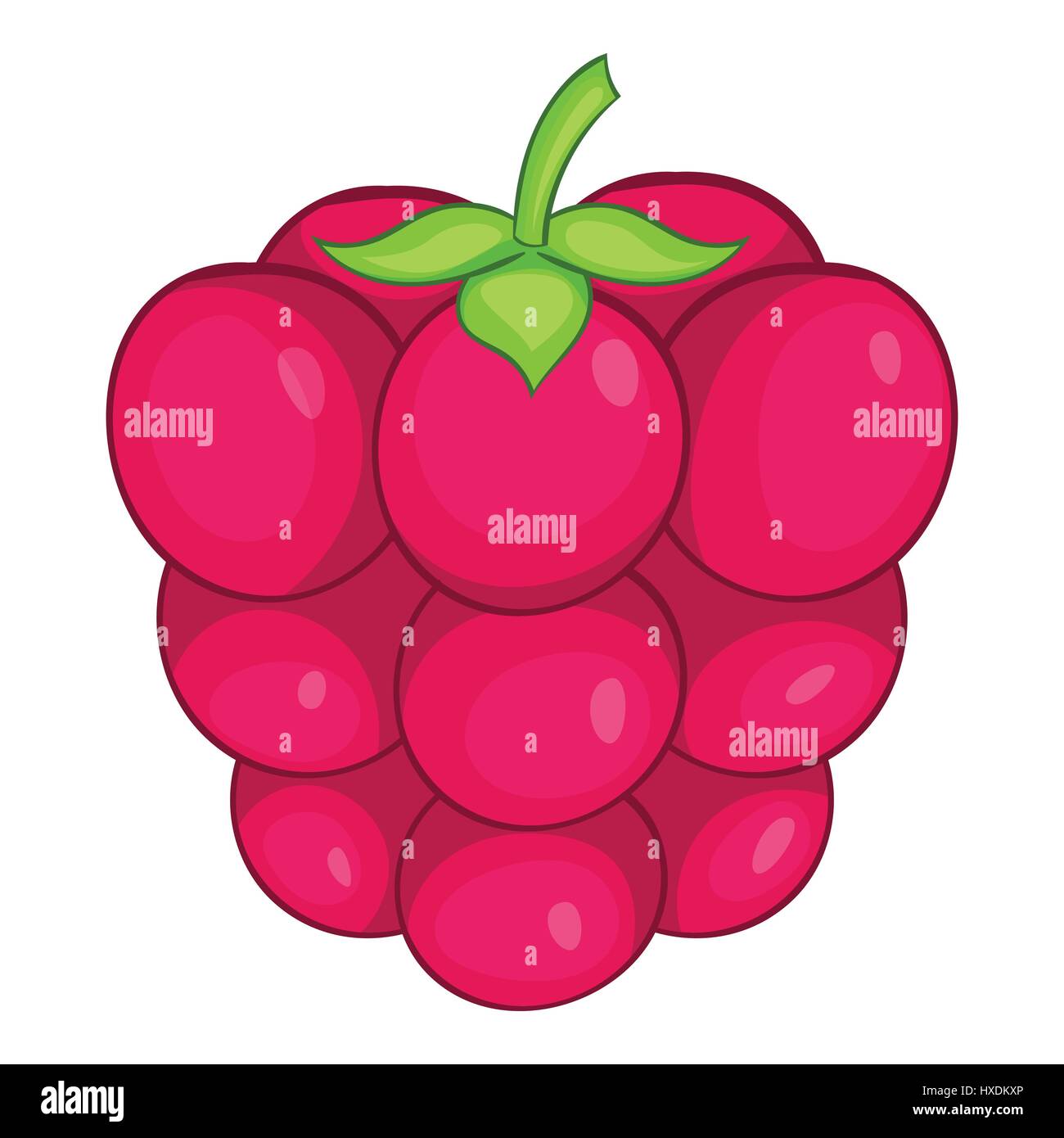 Raspberry icon, cartoon style Stock Vector Image & Art - Alamy