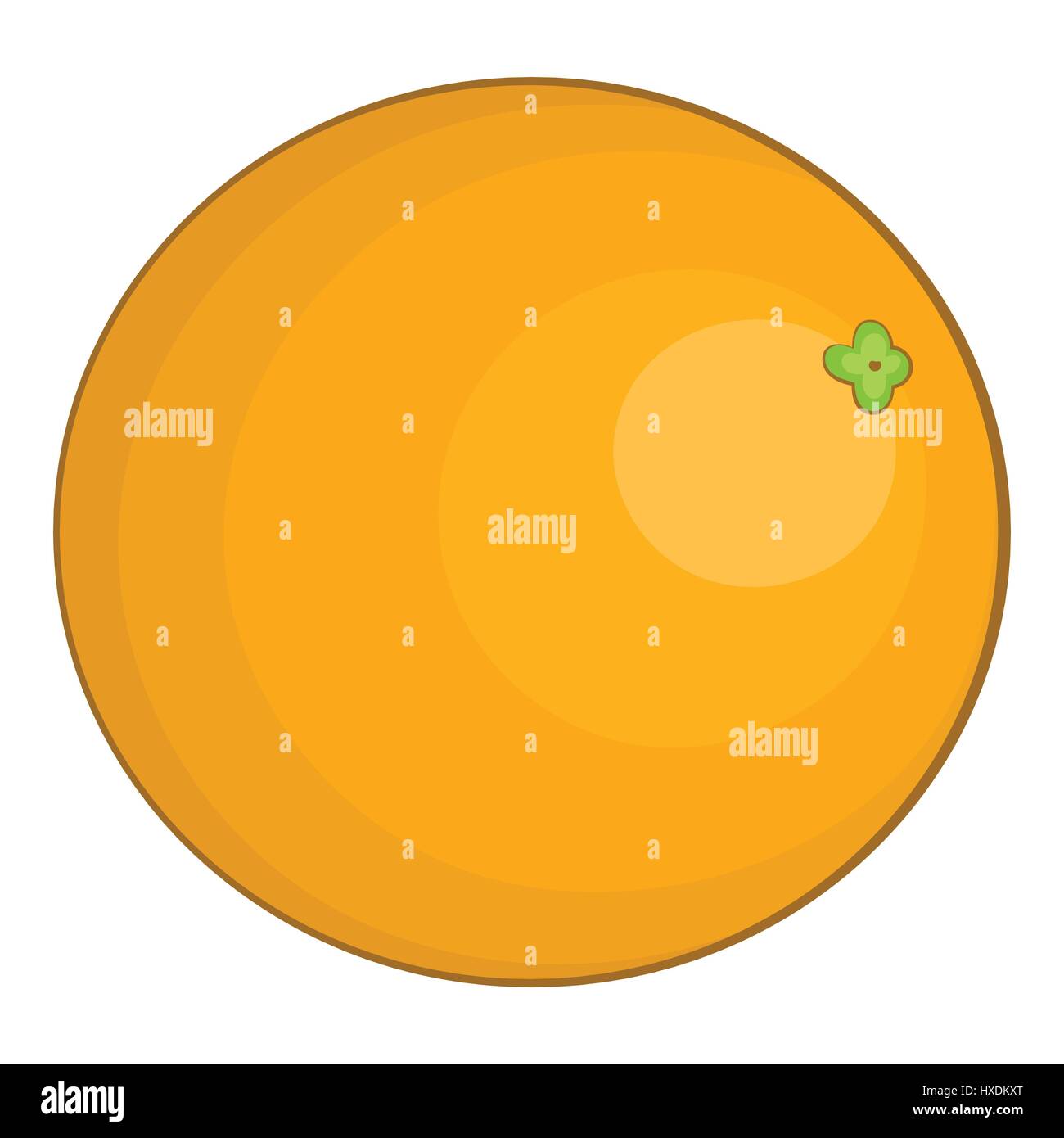 Orange icon, cartoon style Stock Vector Image & Art - Alamy