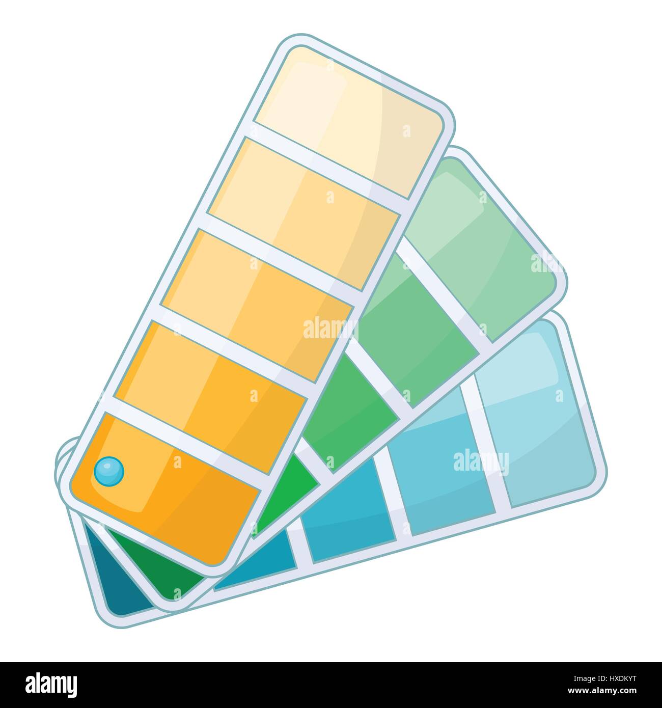 Color swatch icon, cartoon style Stock Vector Image & Art - Alamy