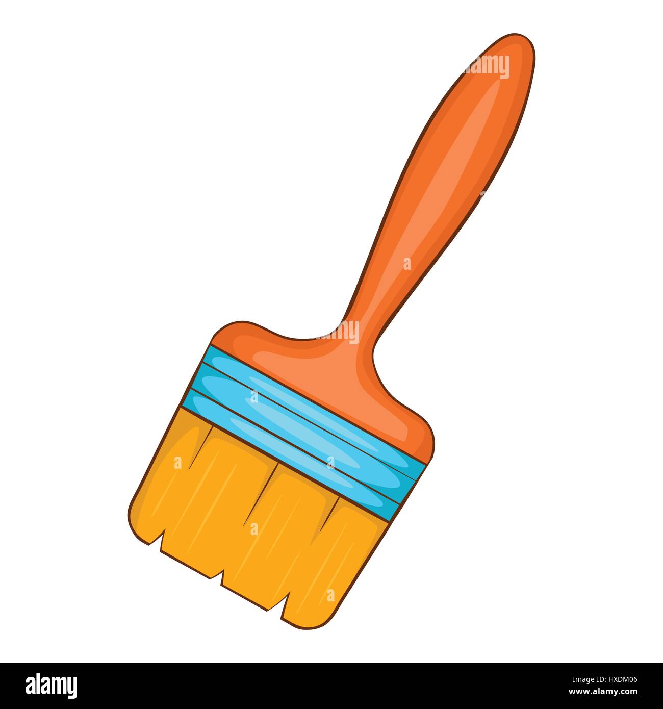 Paint brush icon, cartoon style Stock Vector Image & Art - Alamy