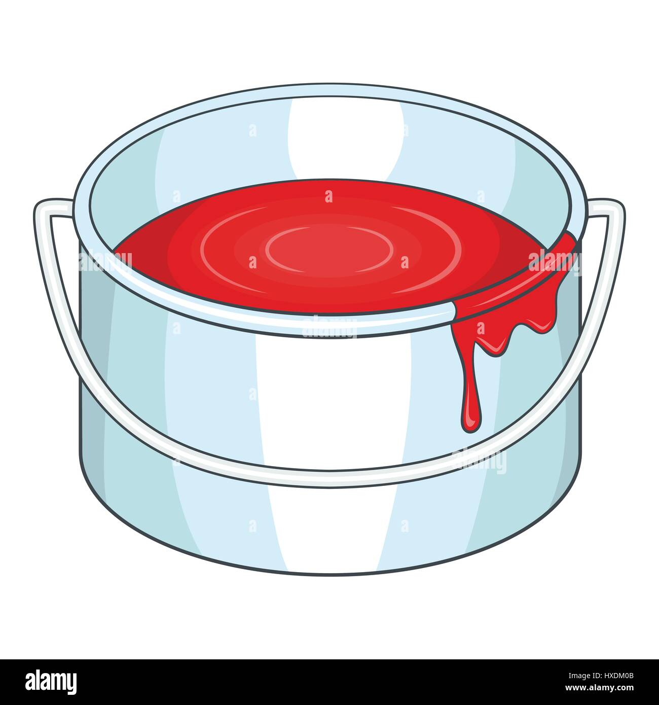 Paint bucket icon, cartoon style Stock Vector Image & Art - Alamy