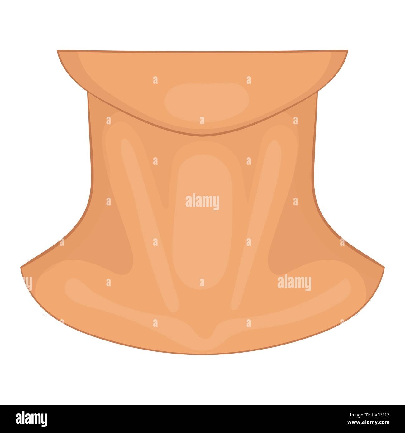 Neck icon, cartoon style Stock Vector Image & Art - Alamy