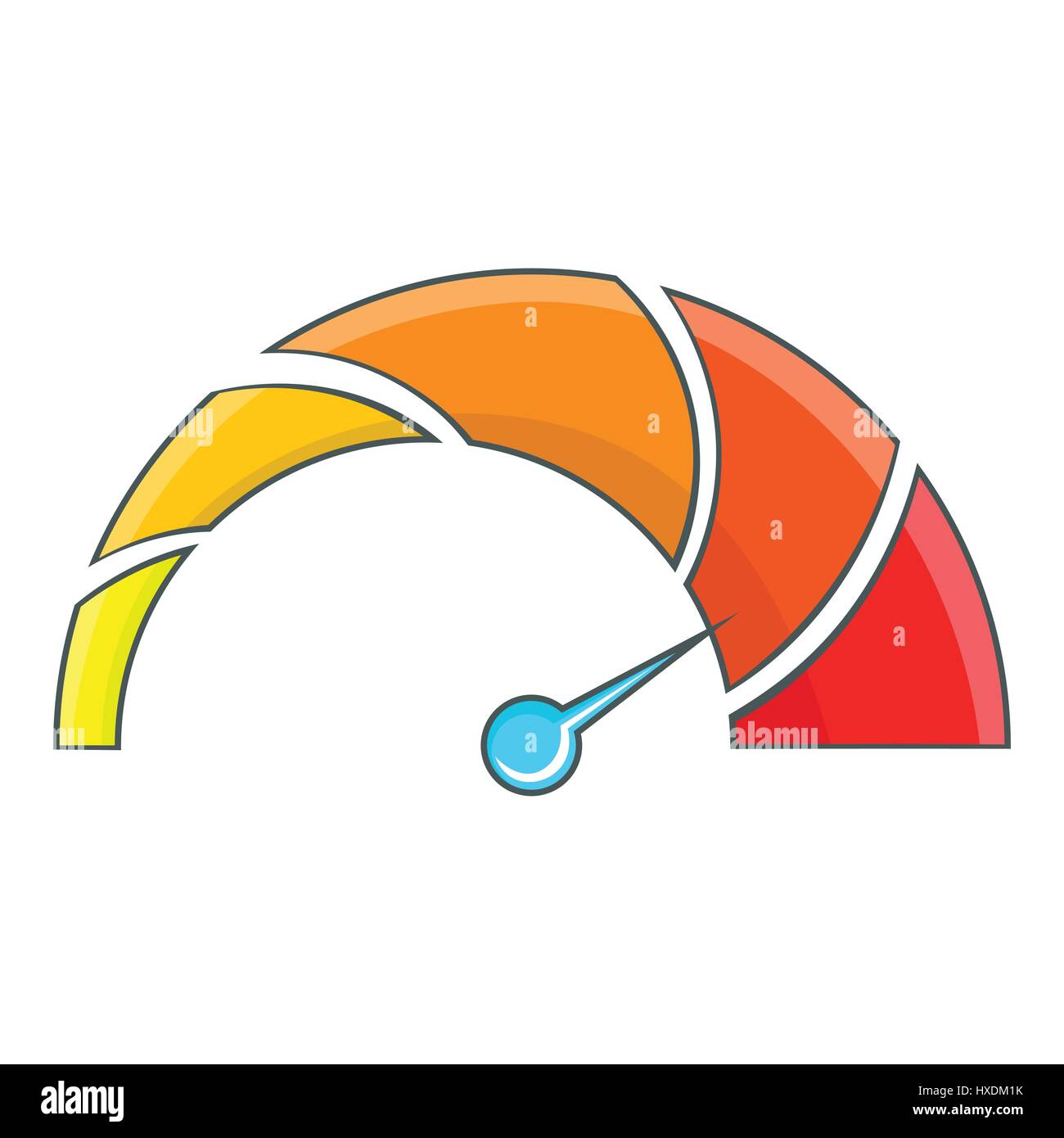 Vehicle speedometer icon, cartoon style Stock Vector Image & Art - Alamy