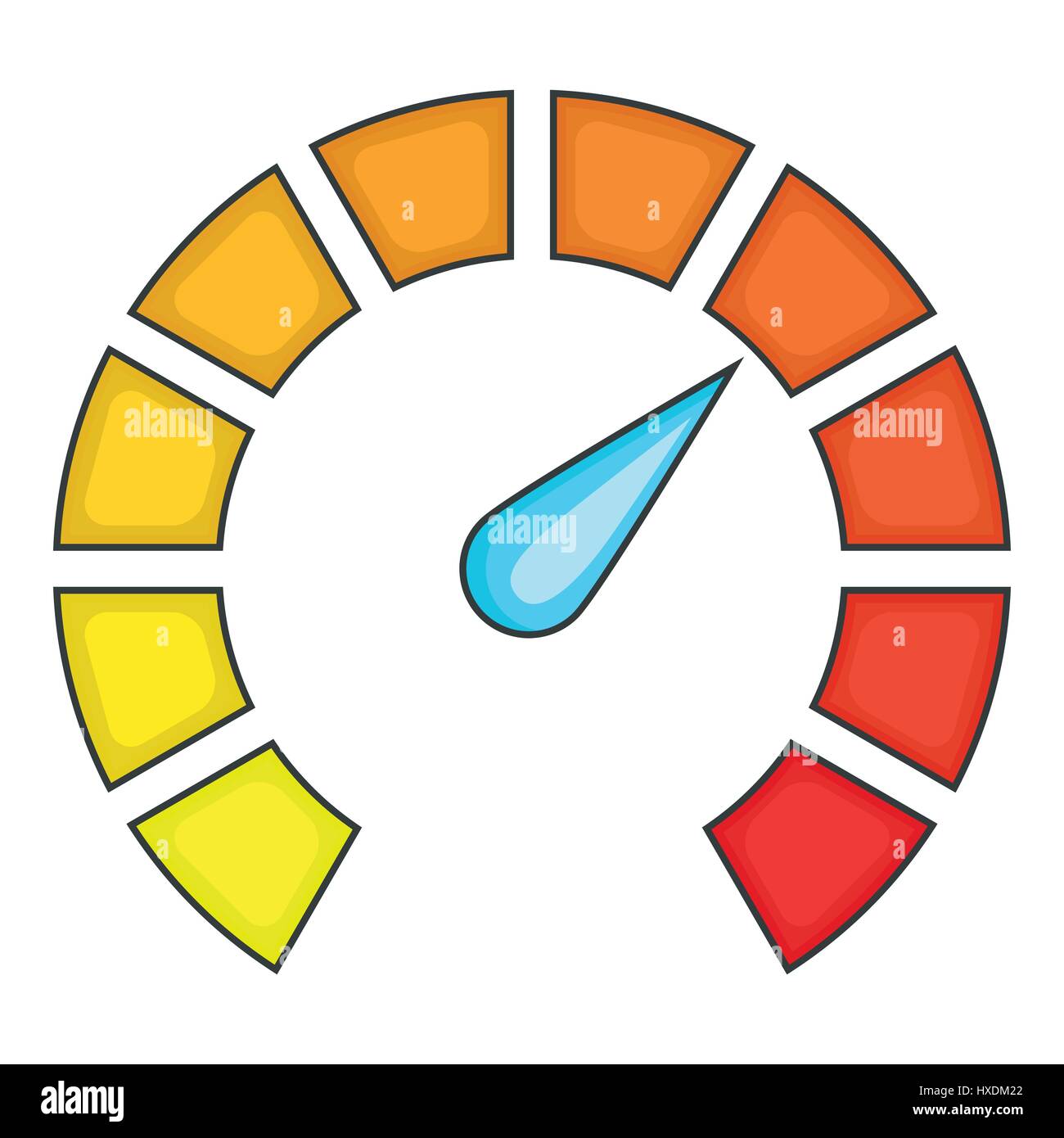 Large speedometer icon, cartoon style Stock Vector Image & Art - Alamy
