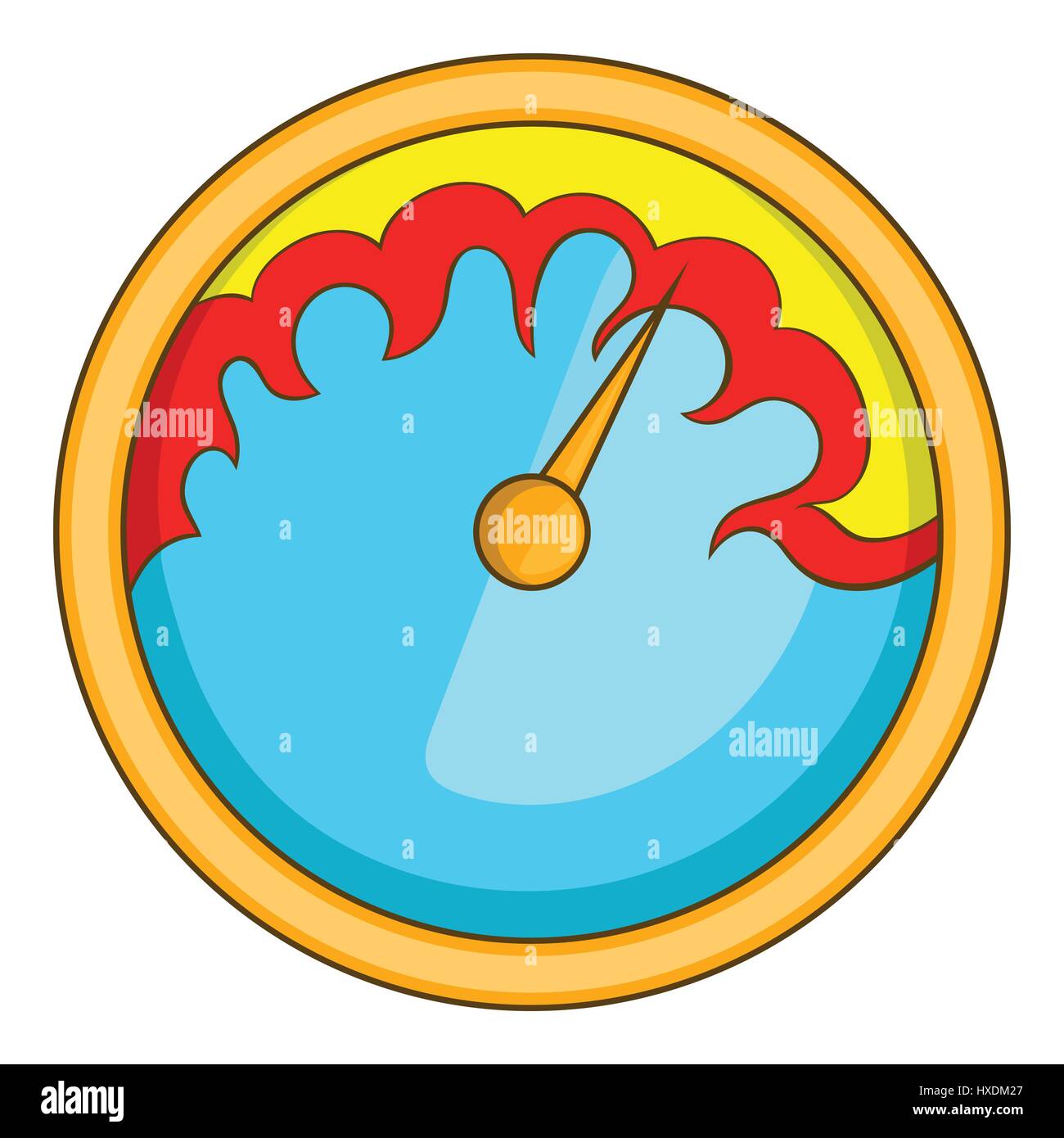 Exclusive speedometer icon, cartoon style Stock Vector Image & Art - Alamy