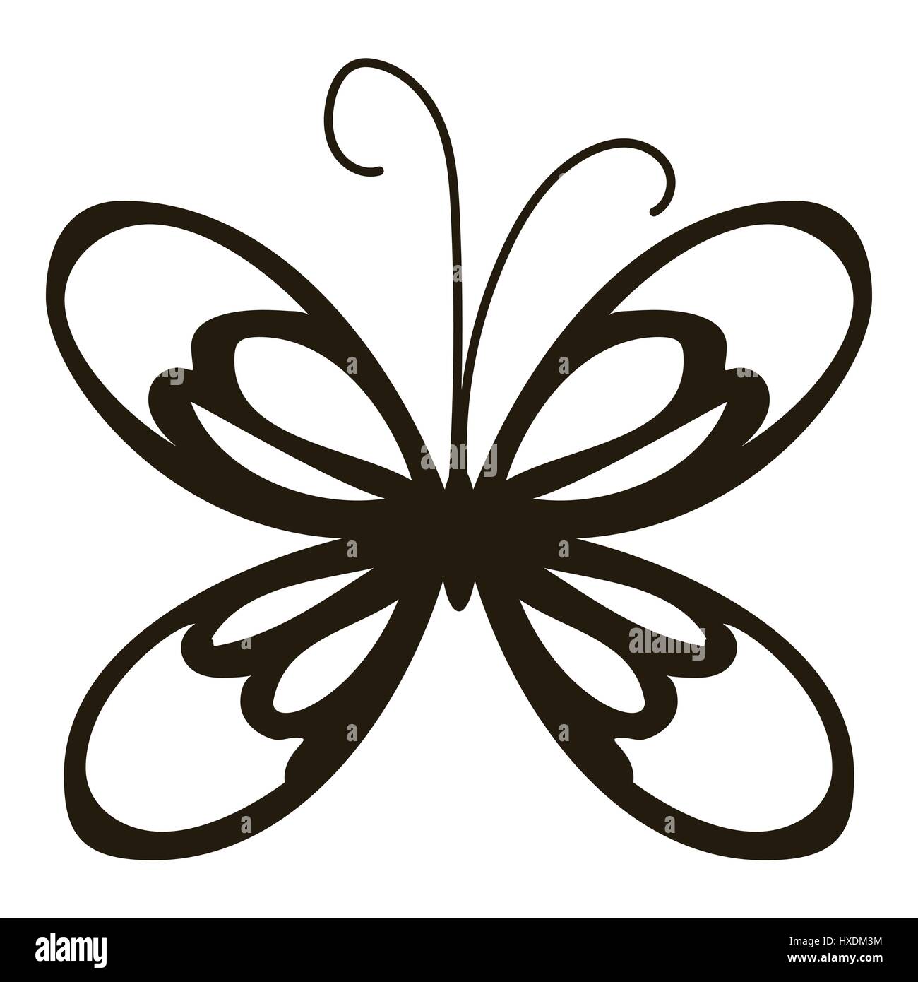 Small butterfly icon, simple style Stock Vector Image & Art - Alamy