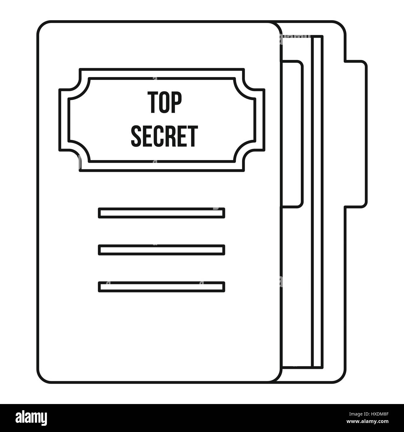 Notepad icon, outline style Stock Vector Image & Art - Alamy