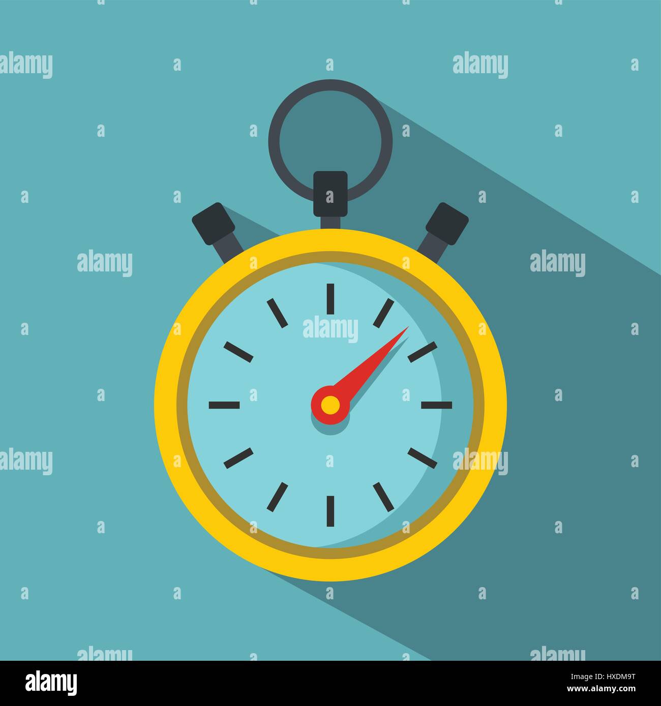 Stopwatch Icon Flat Style Stock Vector Image And Art Alamy