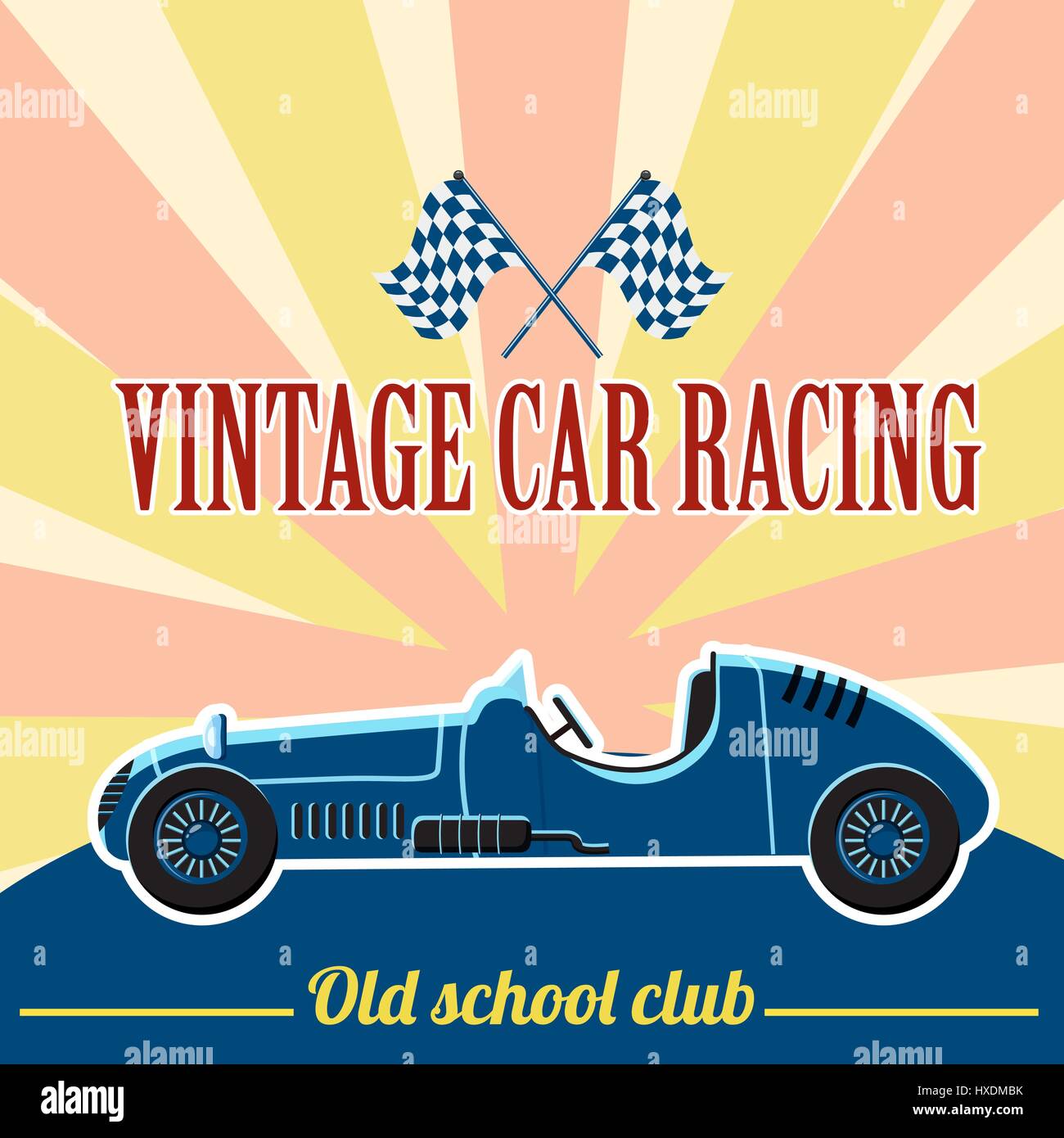 Racing competition event flat Stock Vector Images - Alamy