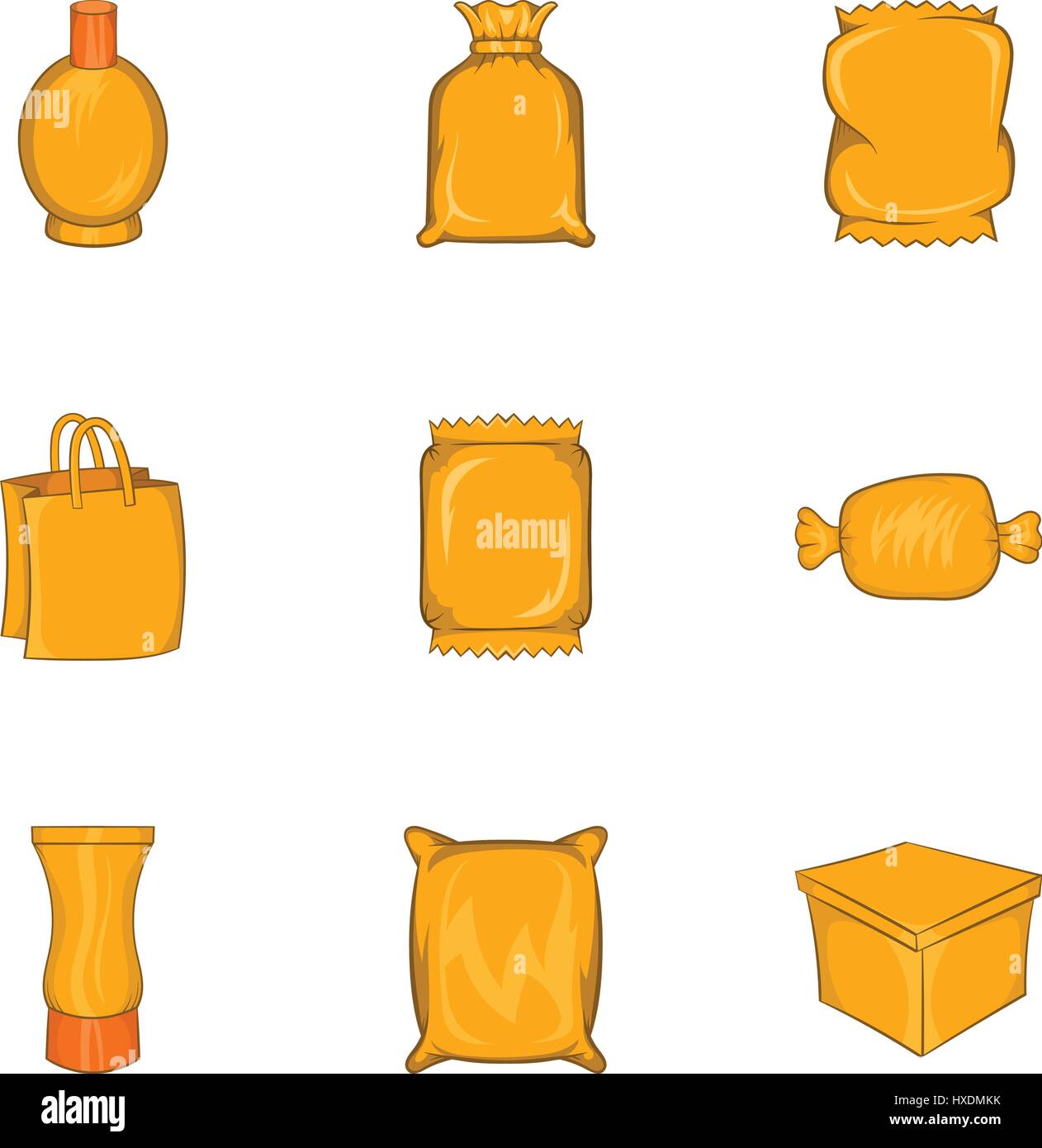 Container icons set, cartoon style Stock Vector Image & Art - Alamy