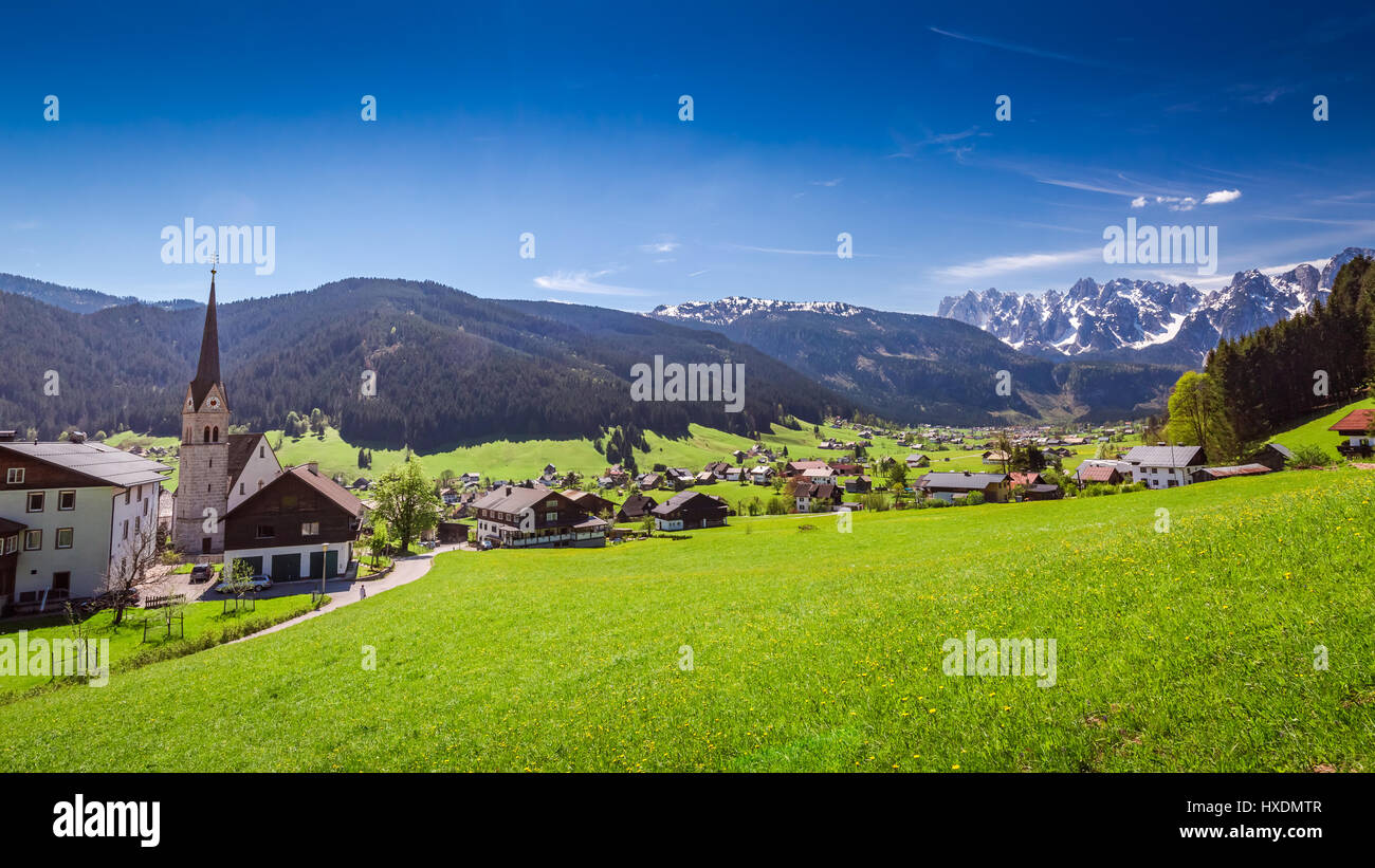 Village gosau hi-res stock photography and images - Alamy
