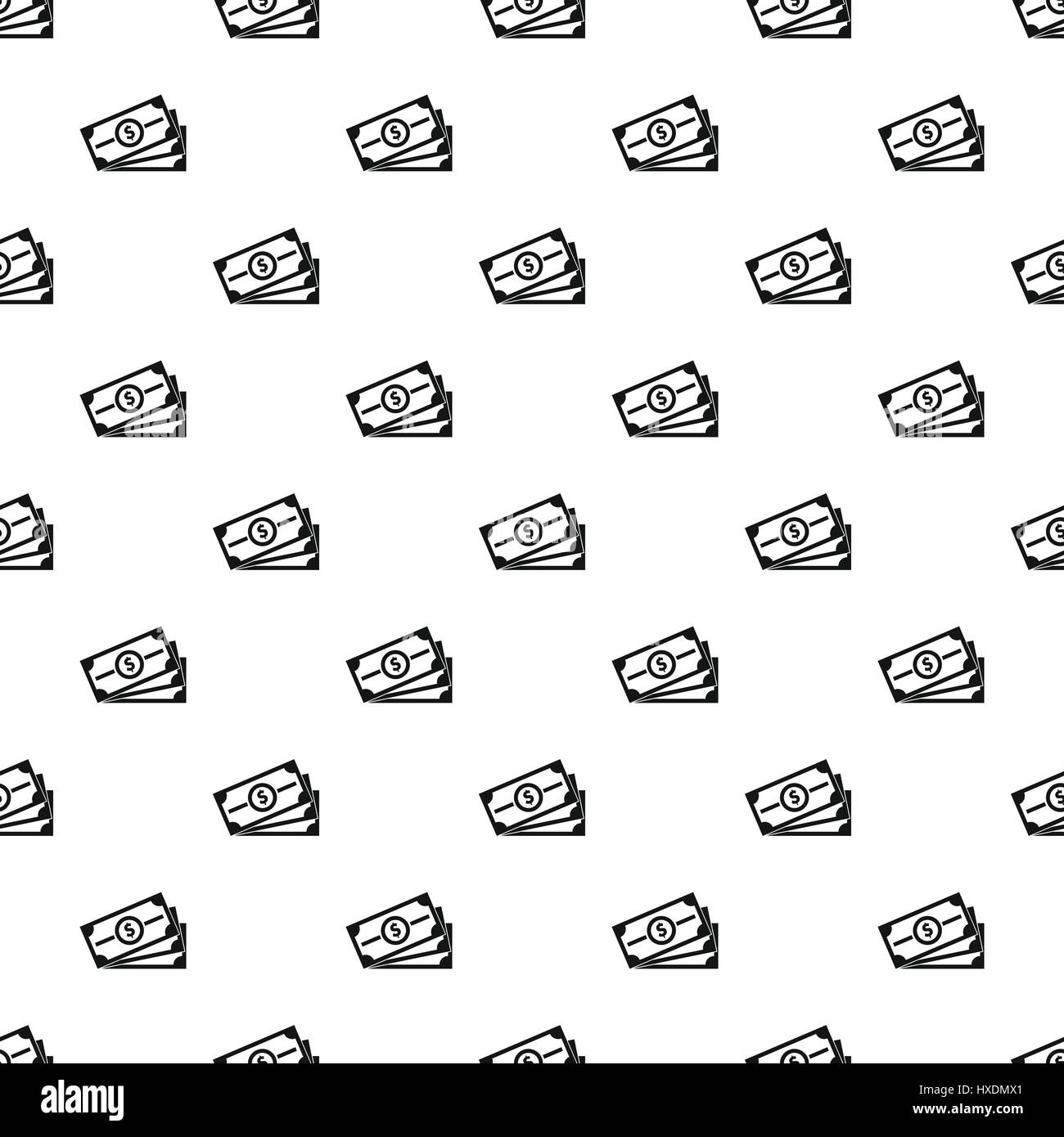 Banknotes pattern Black and White Stock Photos & Images - Alamy