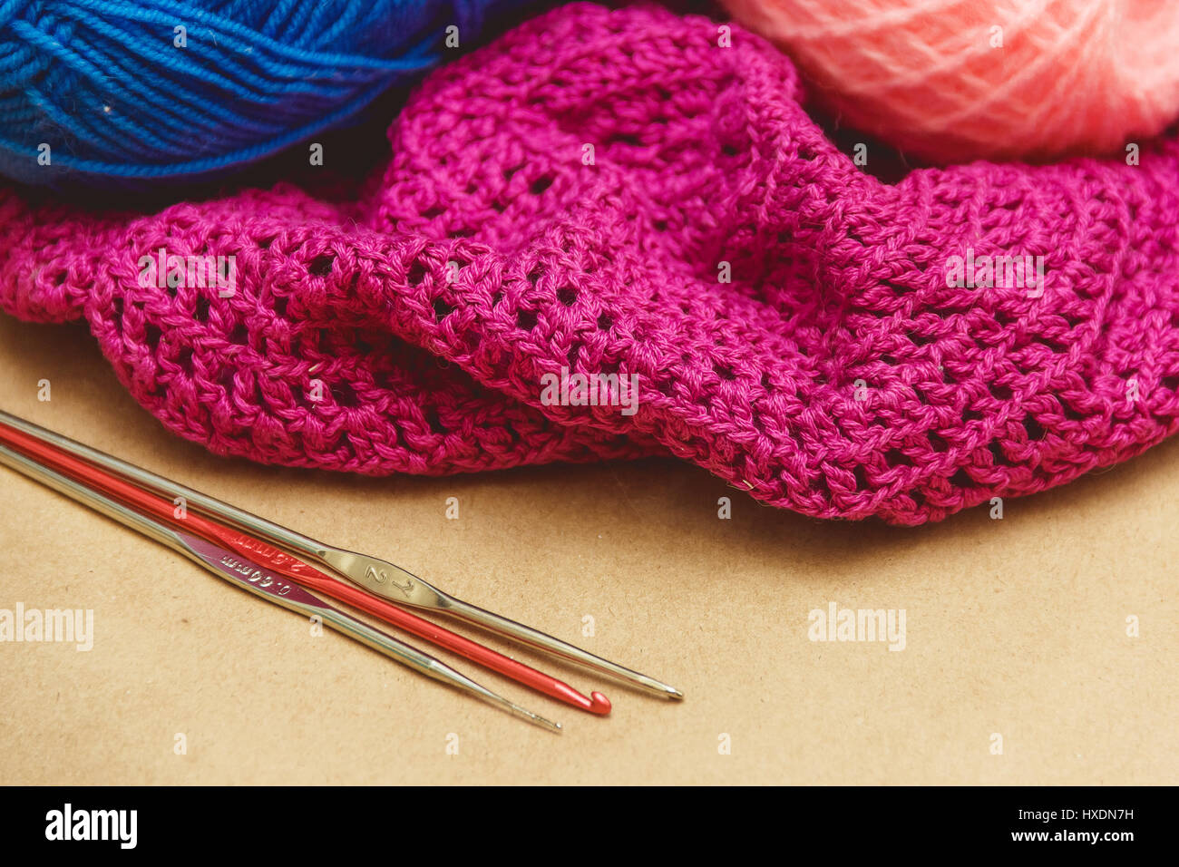 Bright crochet hi-res stock photography and images - Alamy