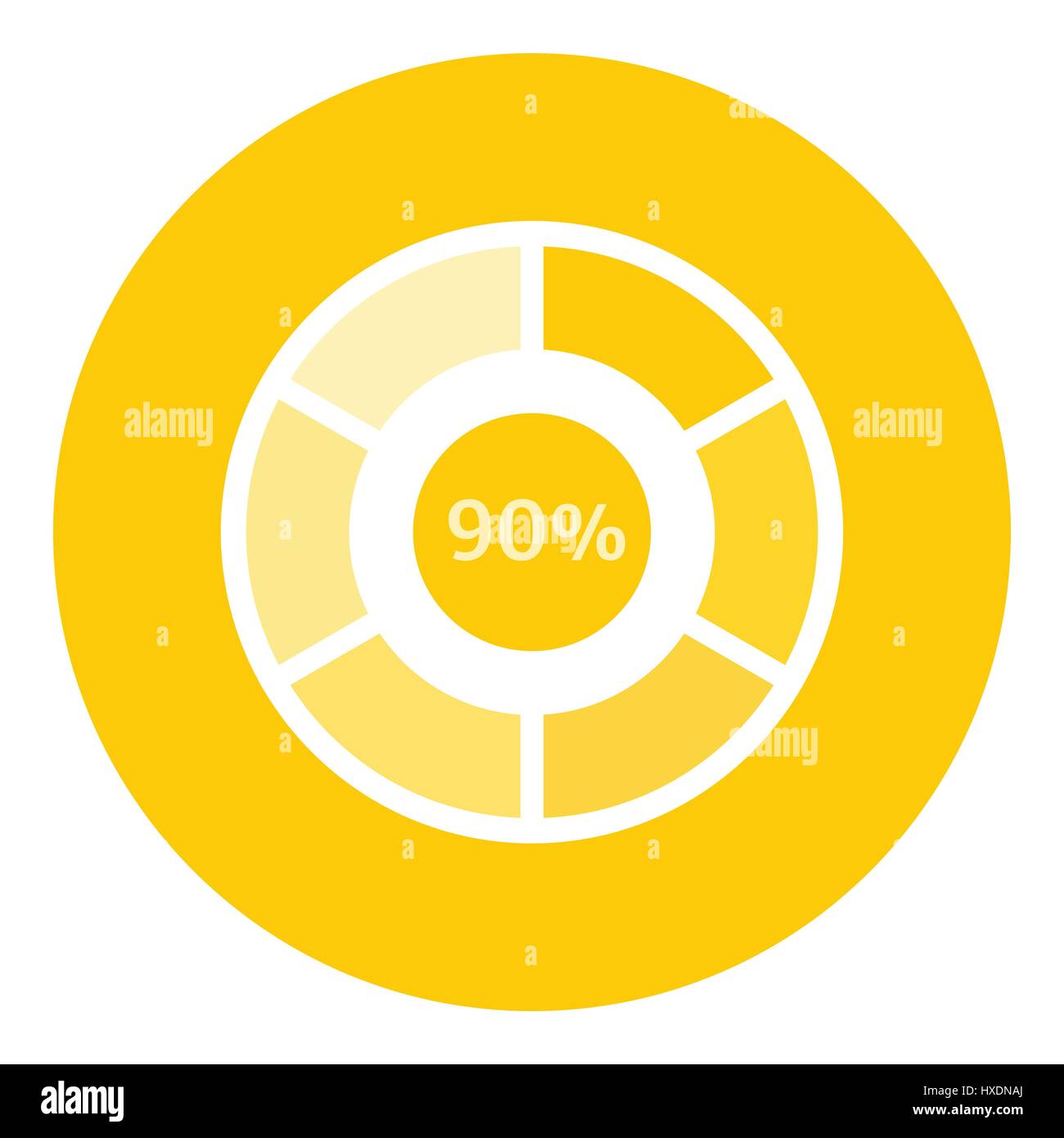 90 percent indicator hi-res stock photography and images - Alamy