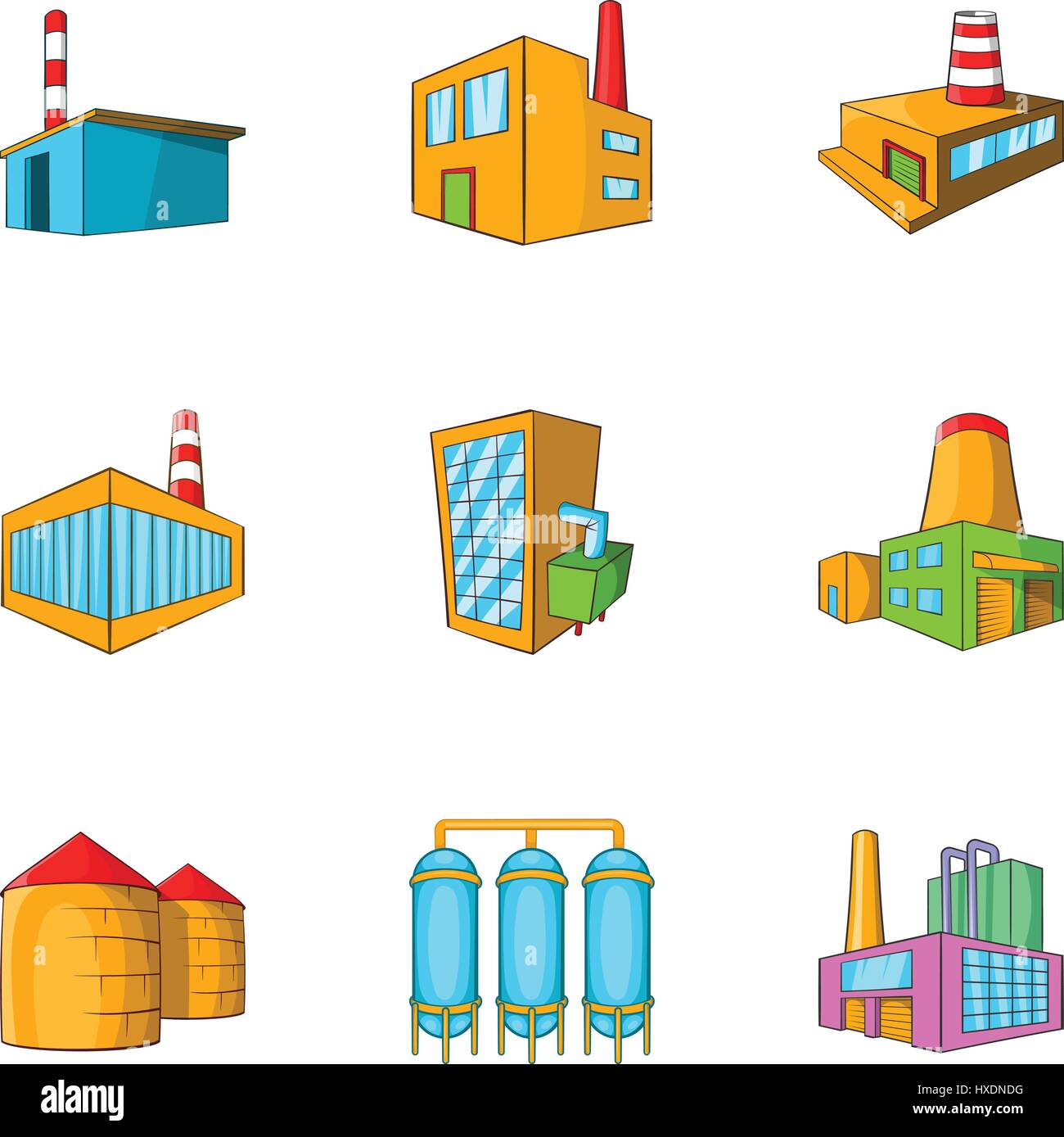 Factory Building Drawing High Resolution Stock Photography and Images ...