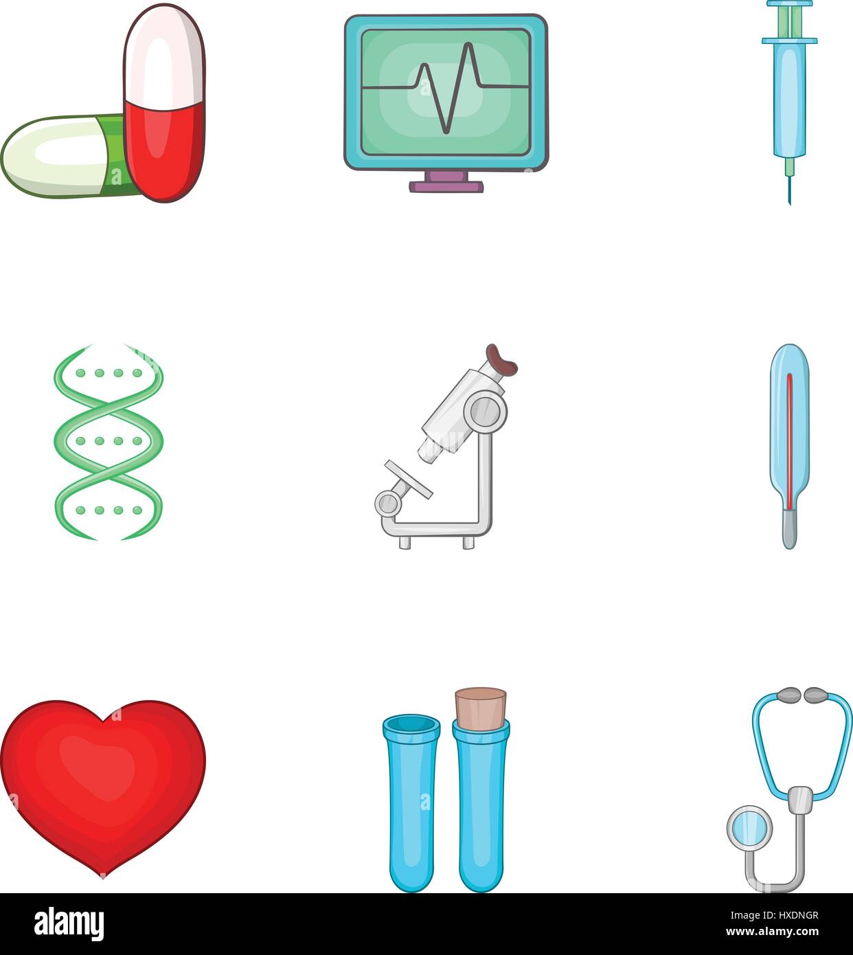Medicine tablets icon cartoon style hi-res stock photography and images ...