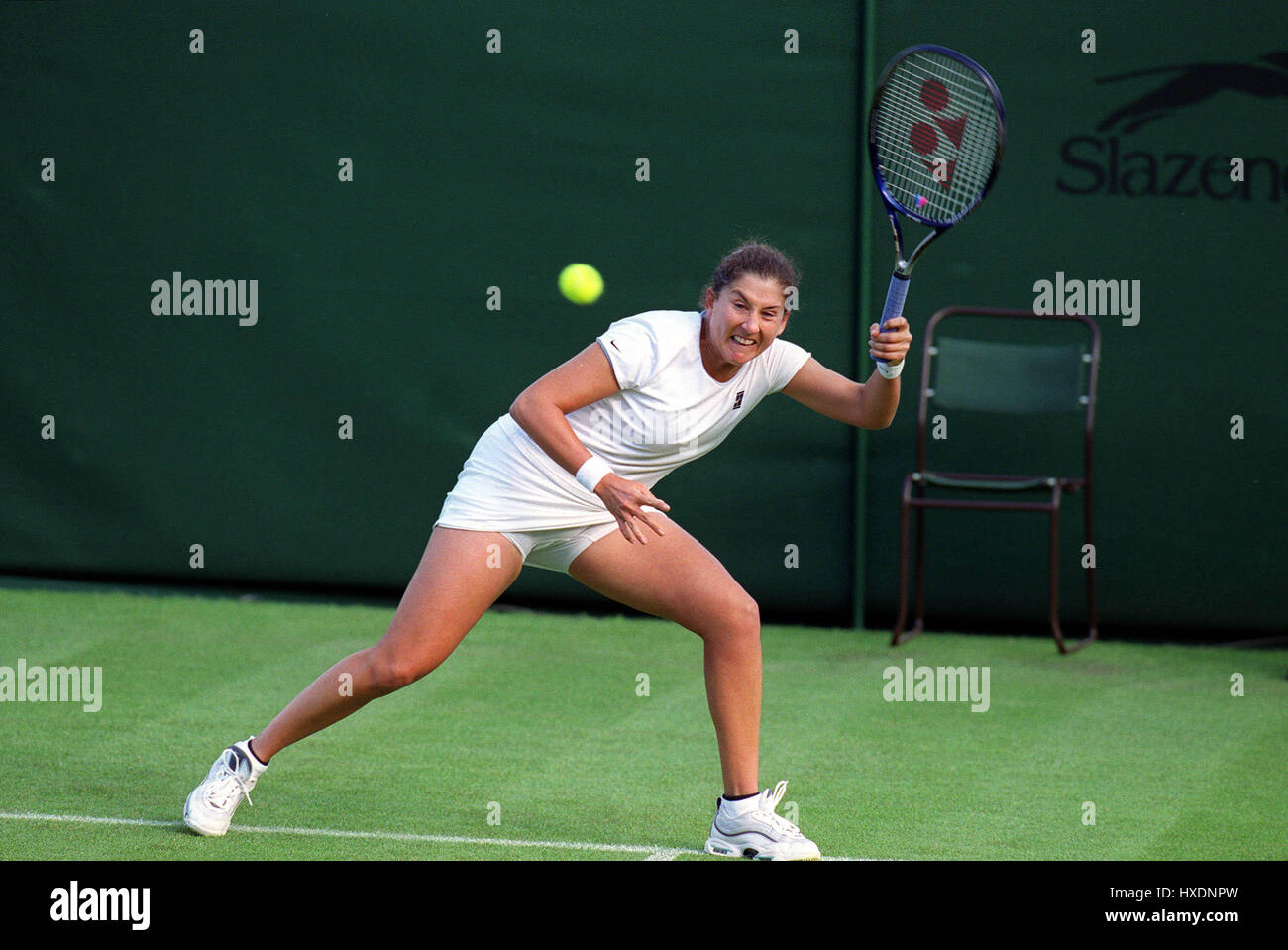 MONICA SELES WIMBLEDON 1999 22 June 1999 Stock Photo - Alamy