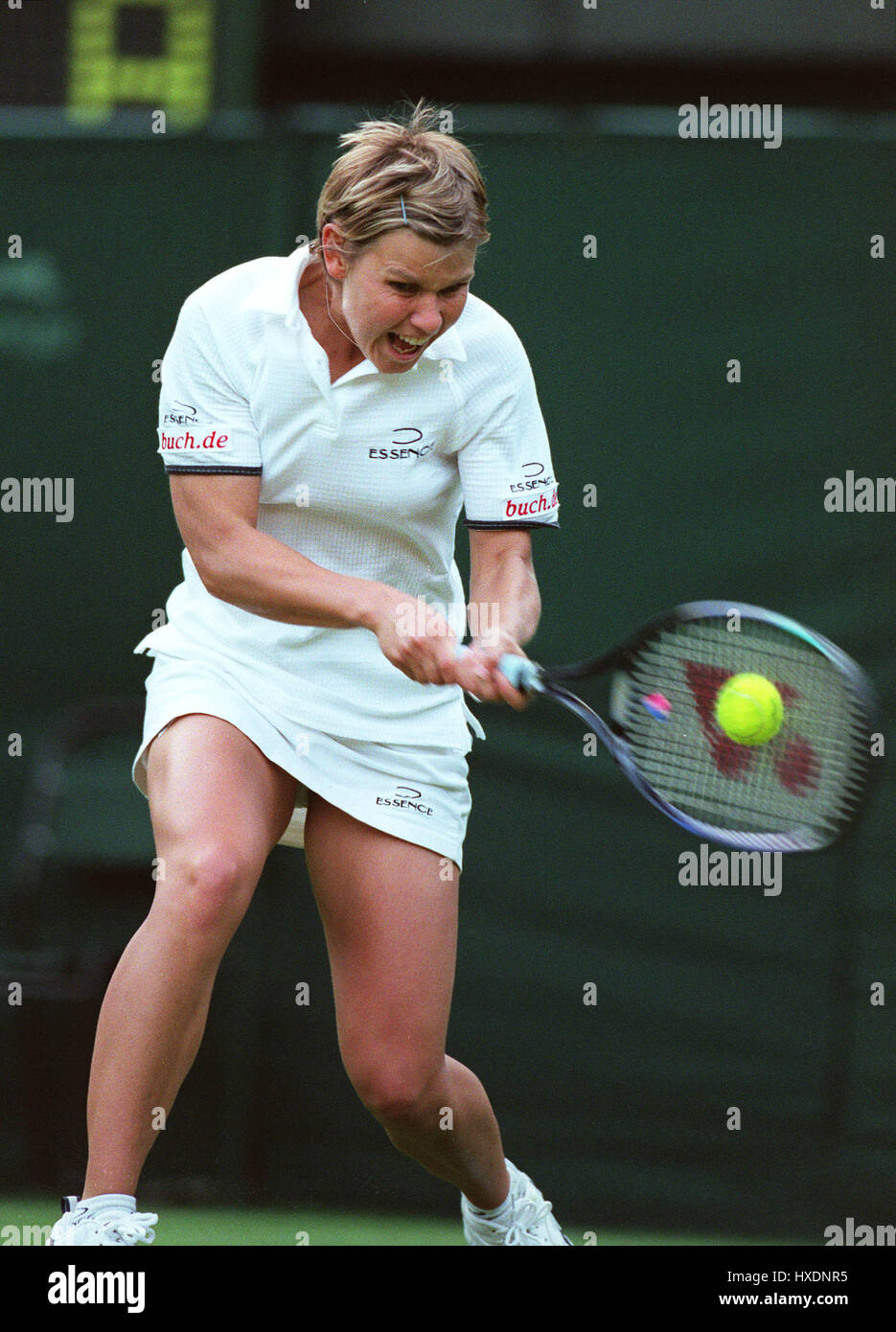 ANKE HUBER WIMBLEDON 1999 22 June 1999 Stock Photo - Alamy