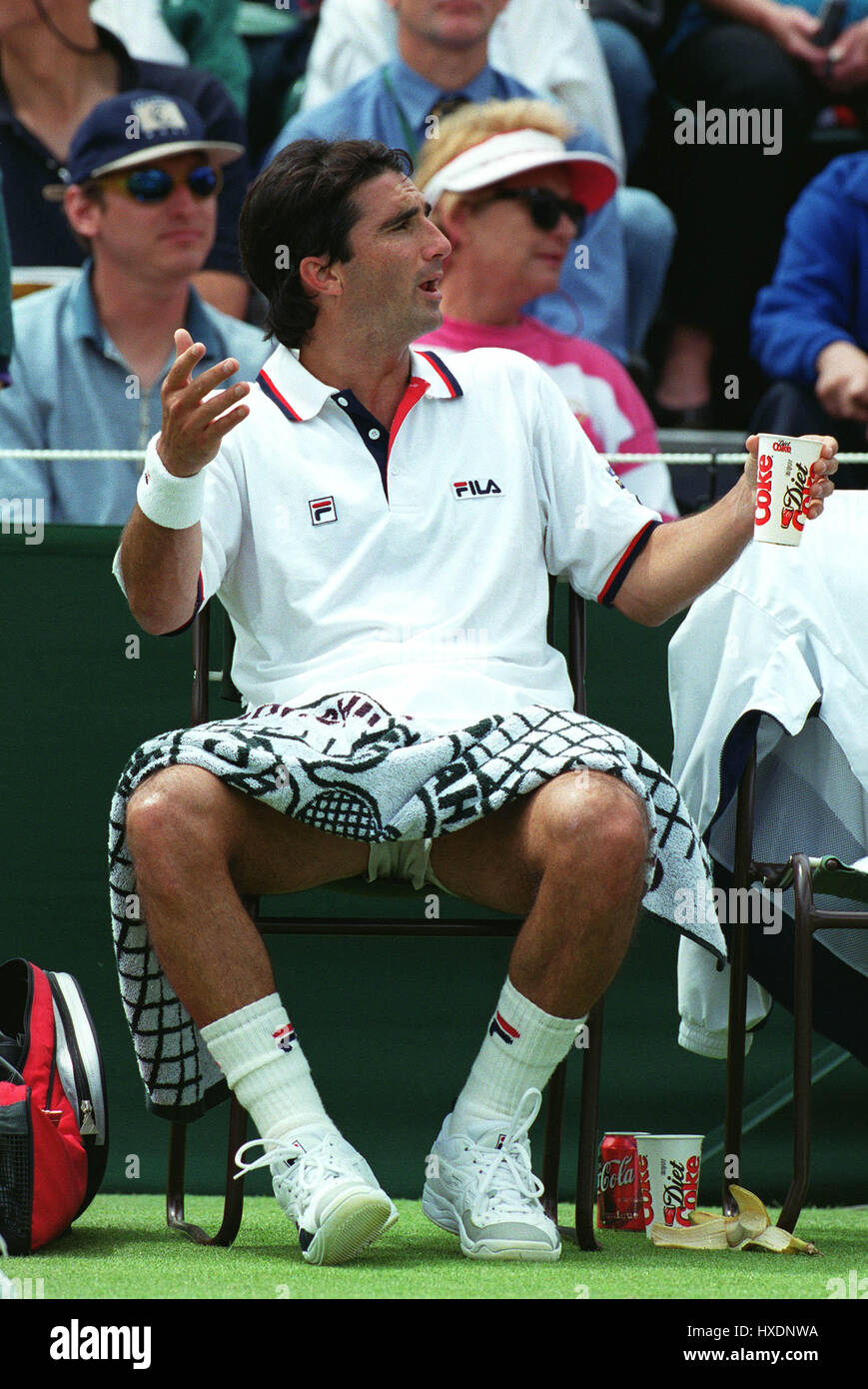 MARCELO FILIPPINI WIMBLEDON 1999 22 June 1999 Stock Photo - Alamy